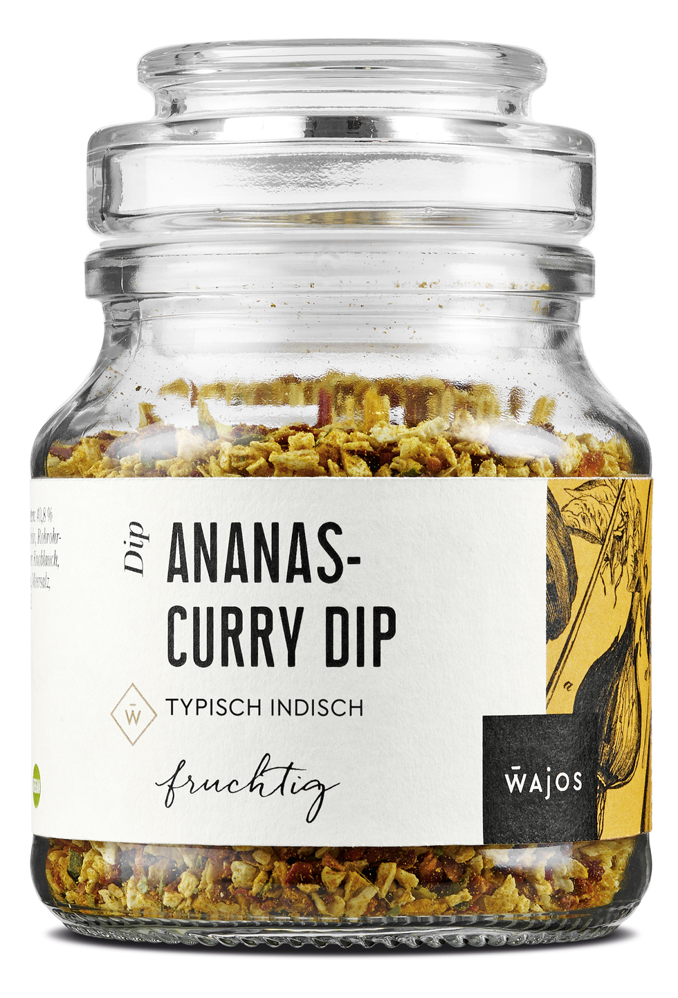 Wajos Ananas-Curry Dip typisch indisch fruchtig 85g