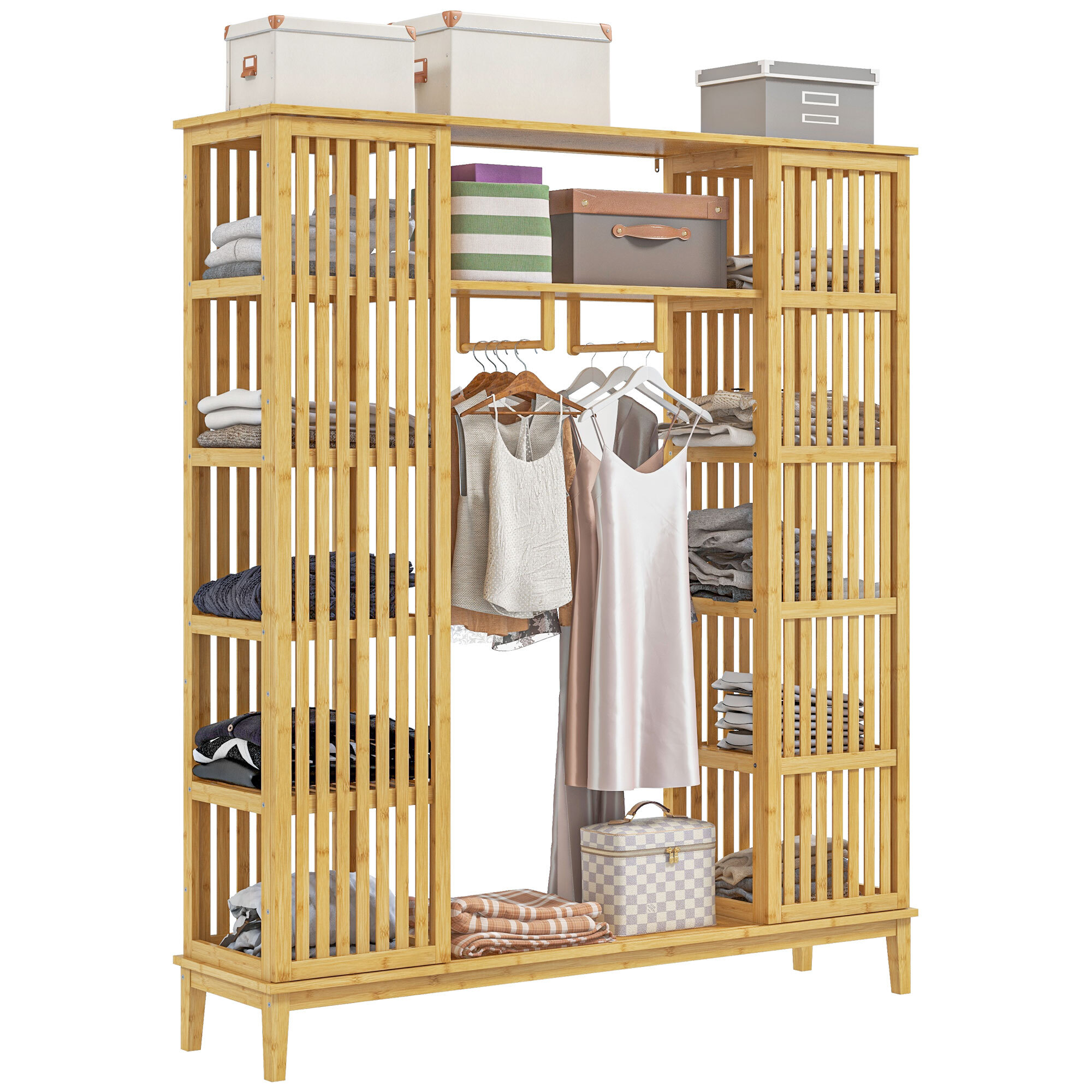 Kleiderschrank Aus Bambus