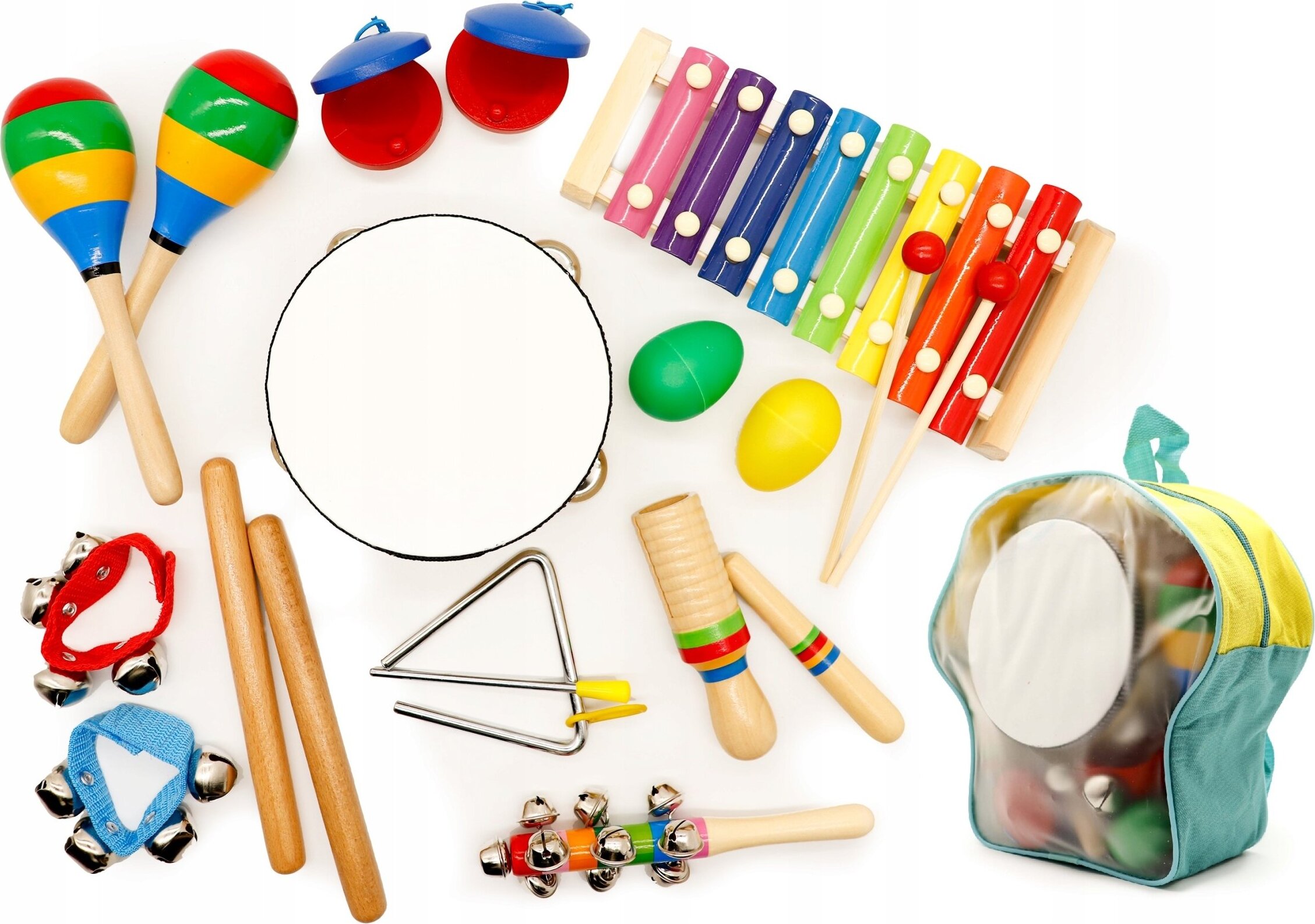 Ensemble musical 10 instruments + sac à dos ECOTOYS