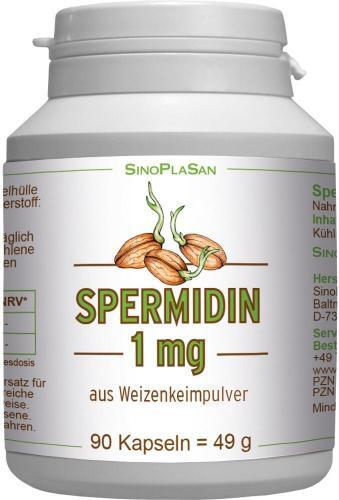 Spermidina 1 mg Capsule 90 Capsule Integratori alimentari