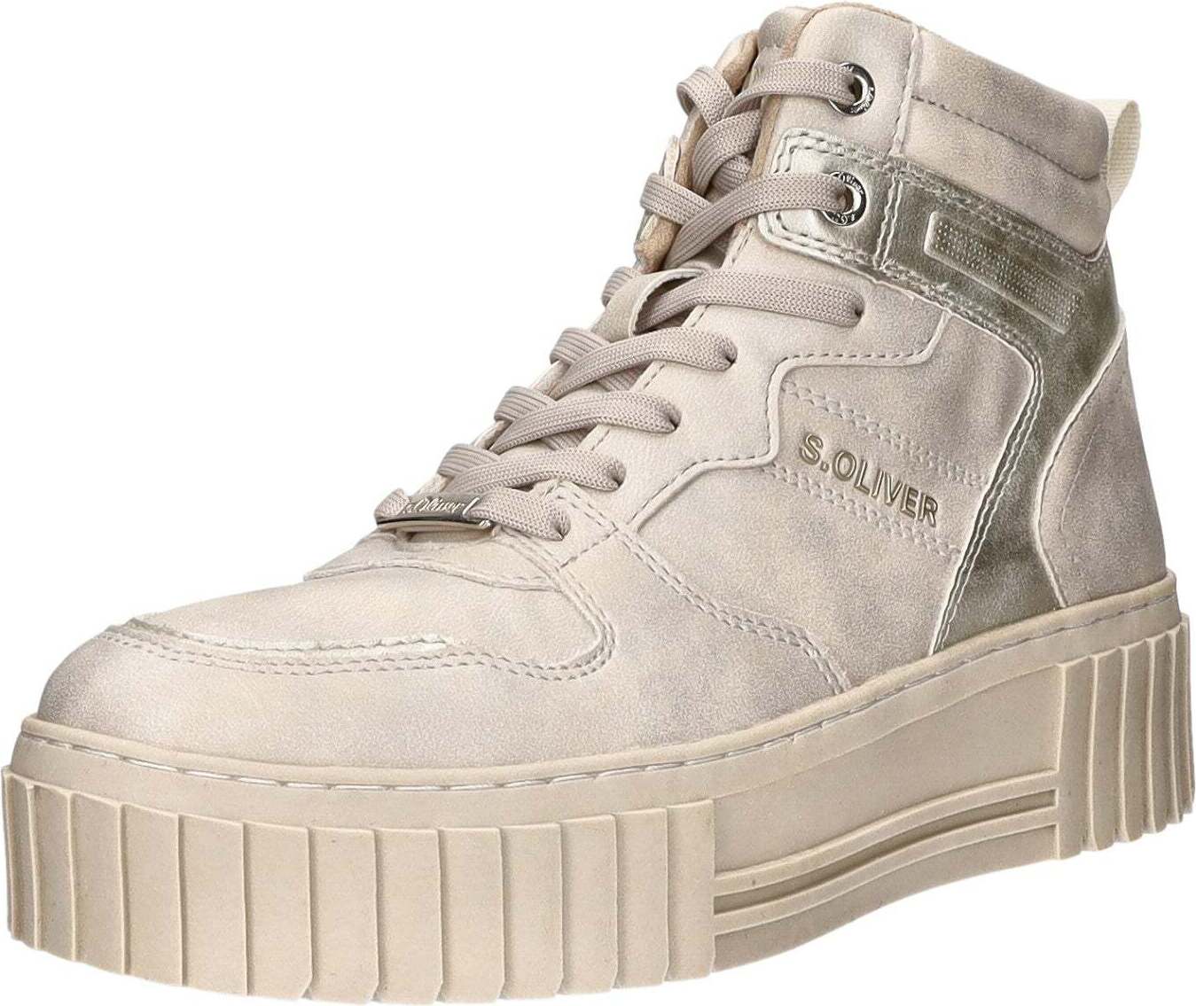 s.Oliver Damen Schnürstiefel in Beige, Größe | Kaufland.de