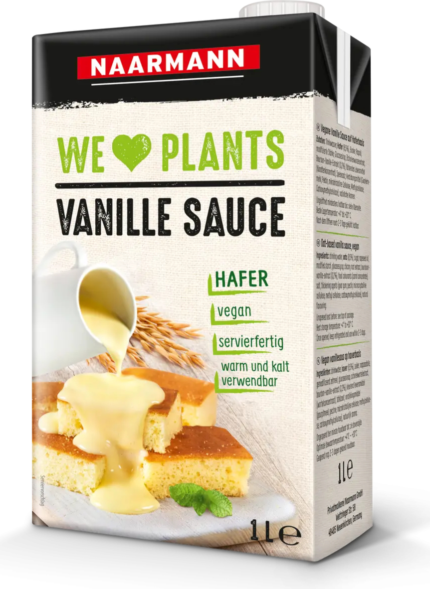 Naarmann Vanilla Sauce Vegan roślinny sos | Kaufland.pl