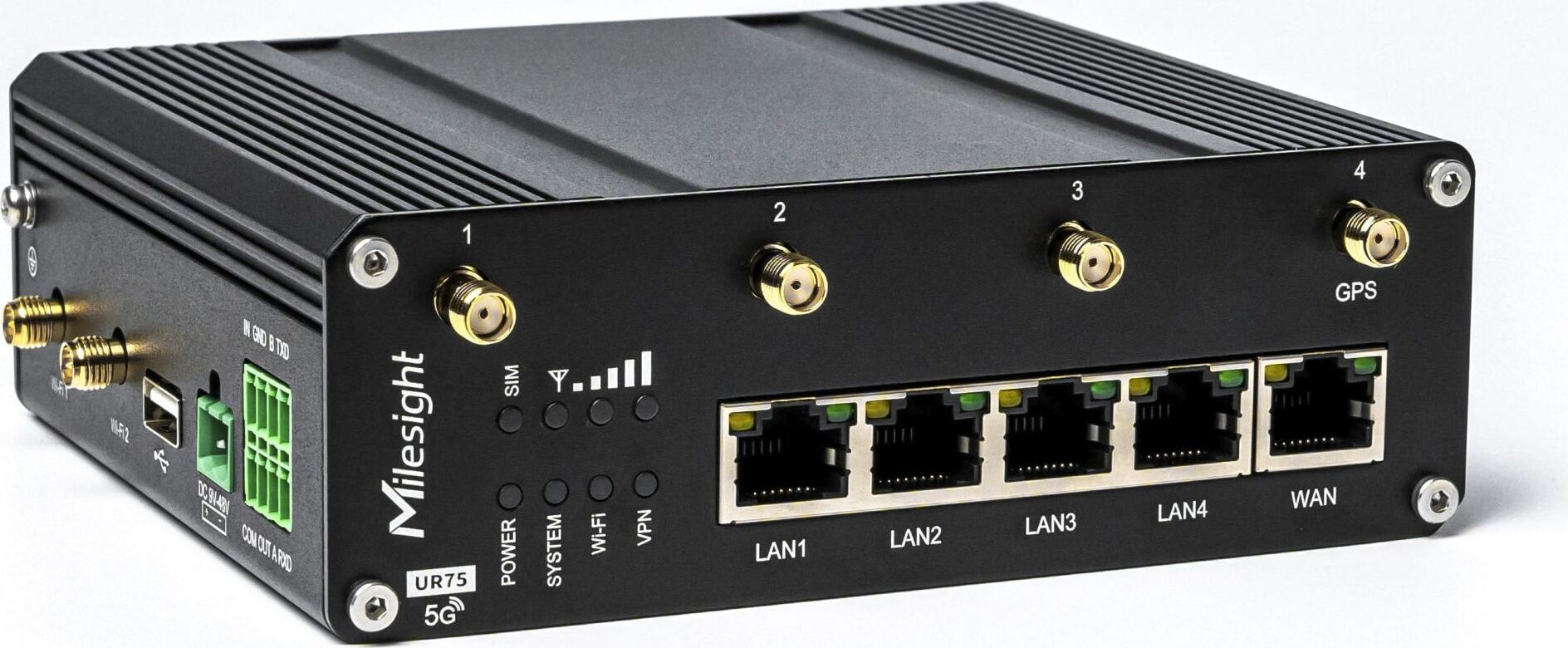 Milesight IoT Industrial Cellular Router UR75-504AE-W2-P 5G