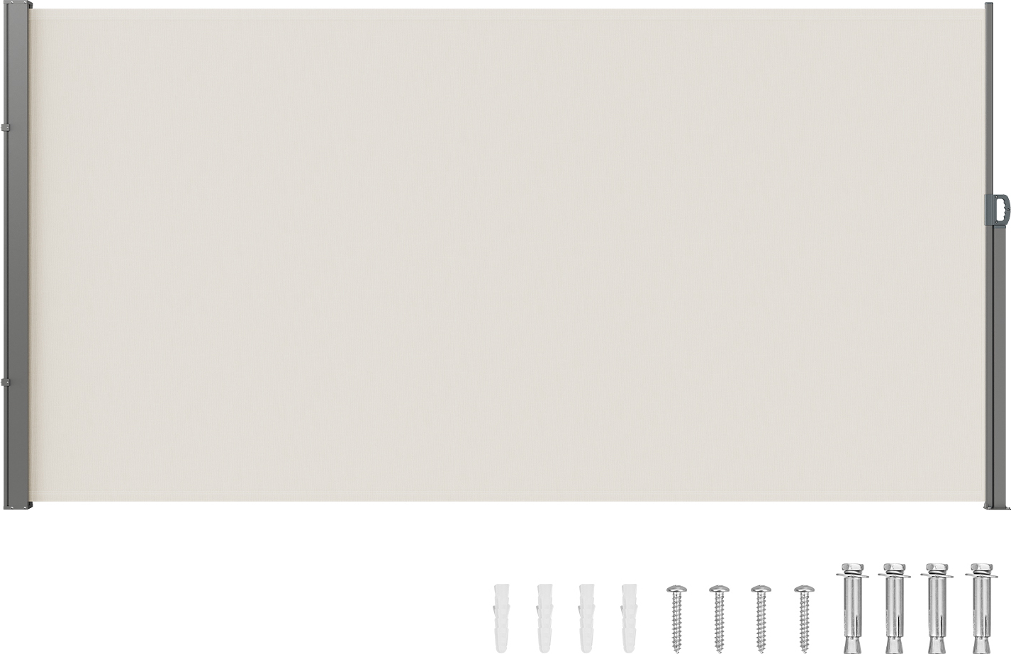 Markiza boczna VEVOR 180 x 350 cm Markiza boczna ścienna