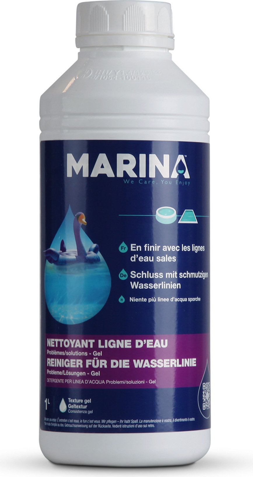 Marina Edge Cleaner Pool Gel (1 liter), vysoko účinný na