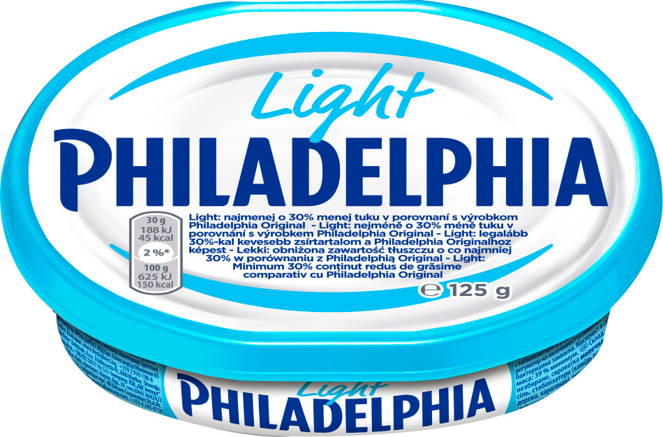 Serek Philadelphia light 125 G Sery miękkie