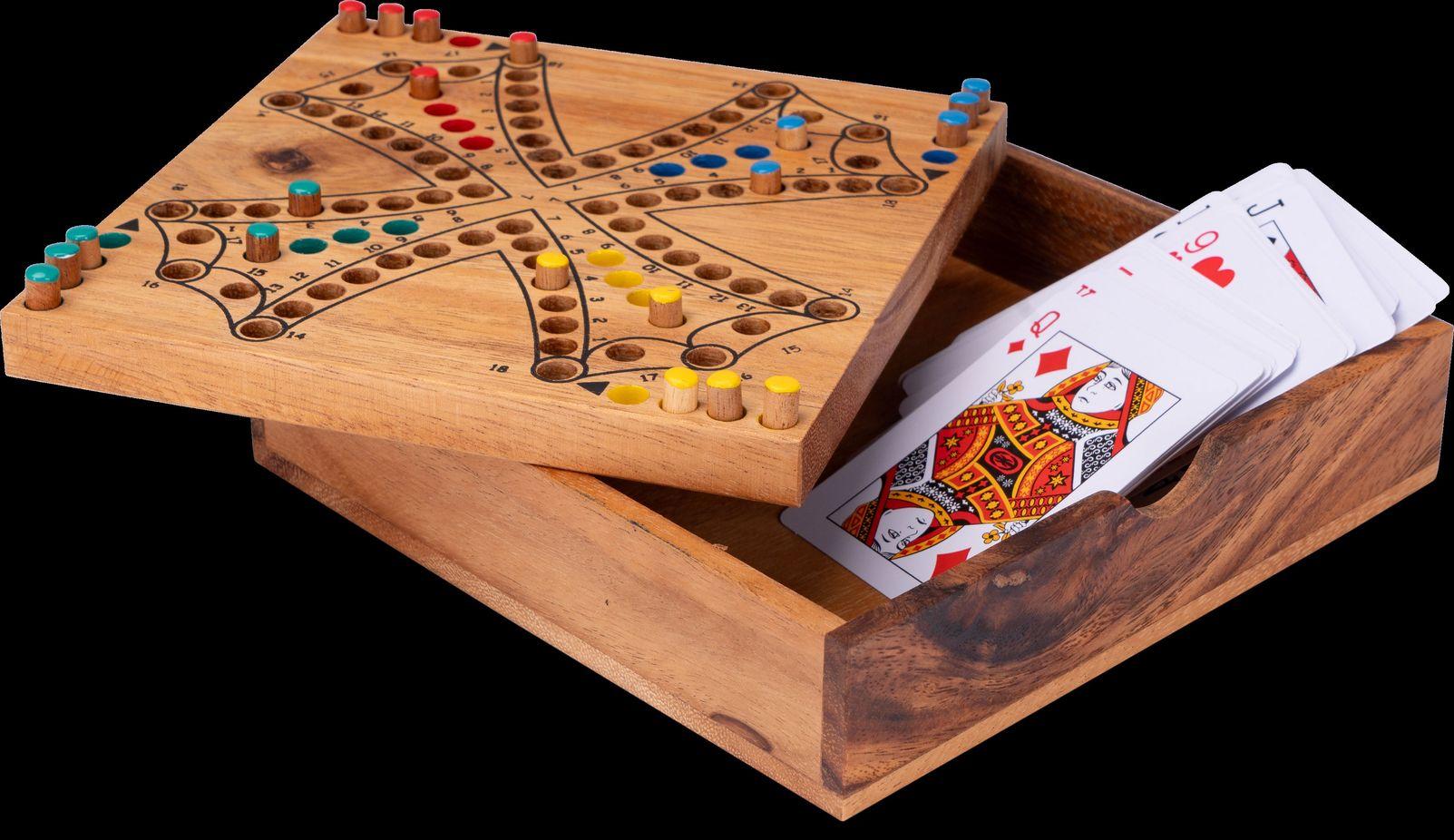 Tock für 4 Spieler in der Box - Spielfeld 18 x 18 cm