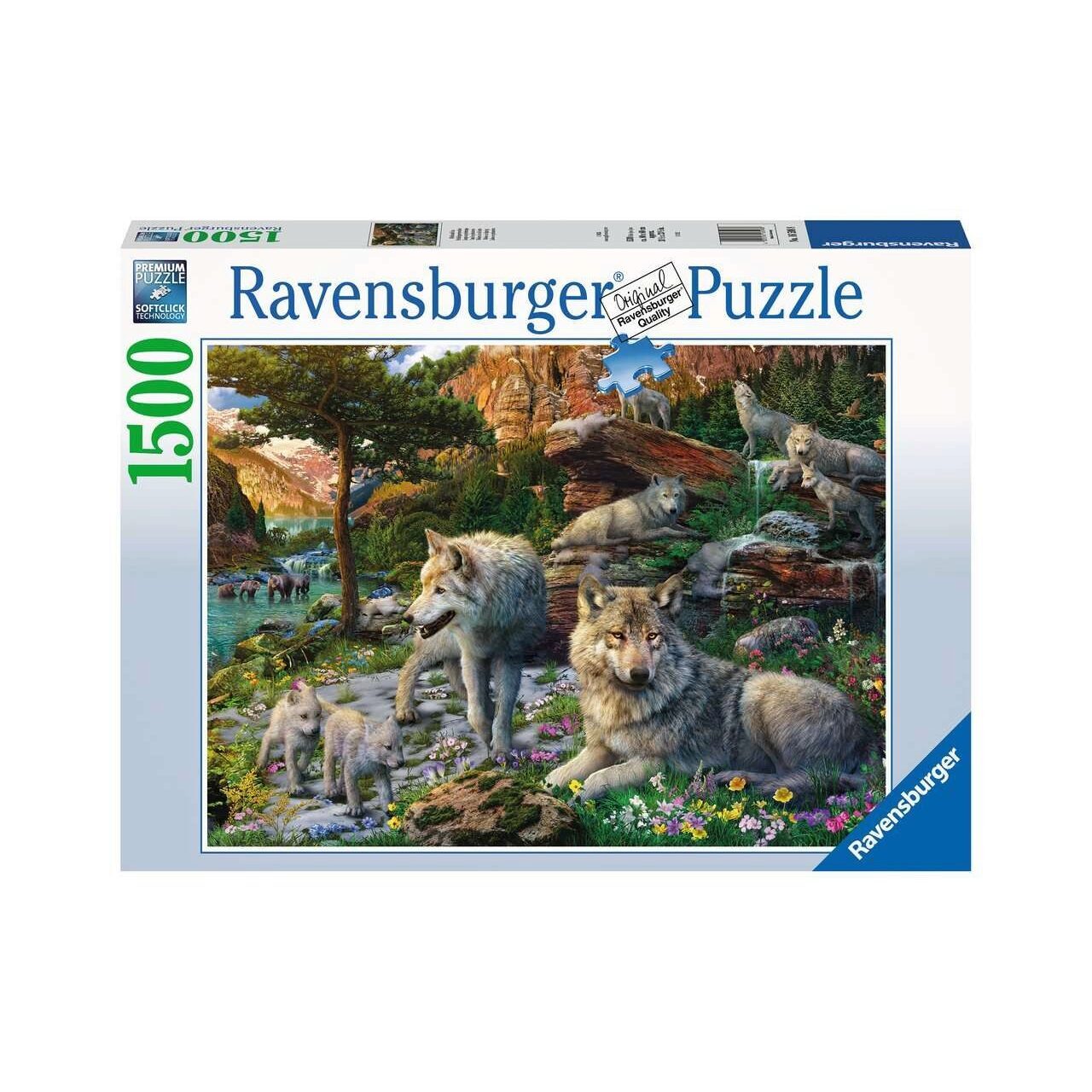 Ravensburger Wolves in Spring, 1500 szt., Animals, 14