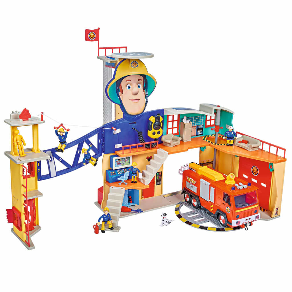 Caserne de pompiers Sam Set de jeu Multicolore