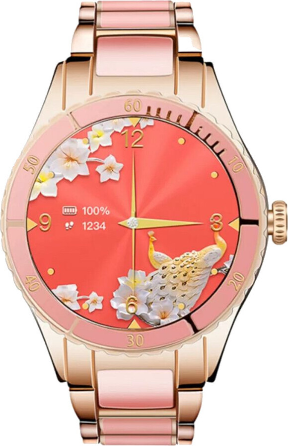 Rubicon RNCE82 Montre intelligente pour femmes Rose