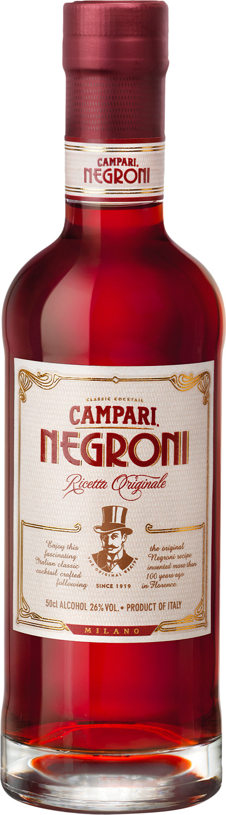 Campari Negroni 500ml 26% Vol. Kräuterbitter & Likör