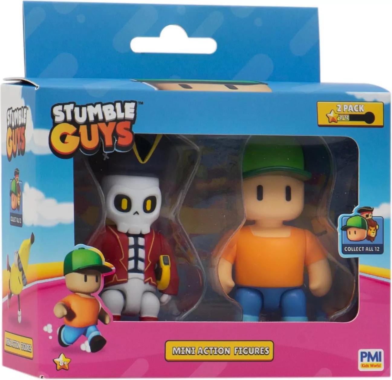 Pmi Stumble Guys Mini Set 2 Figure One Size