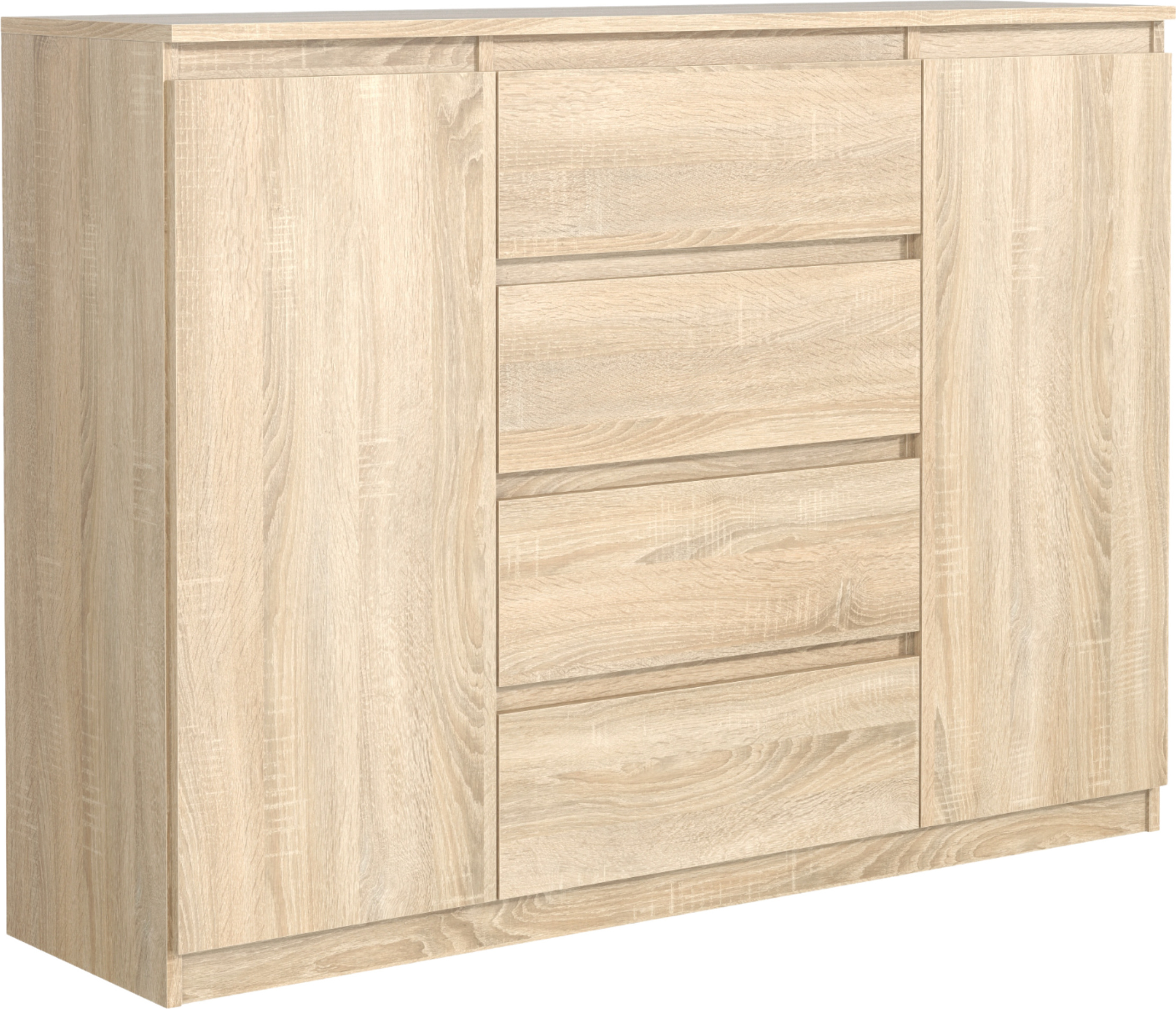 3xEliving DEMI 2D4S Kommode / Sideboard 120cm | Kaufland.de