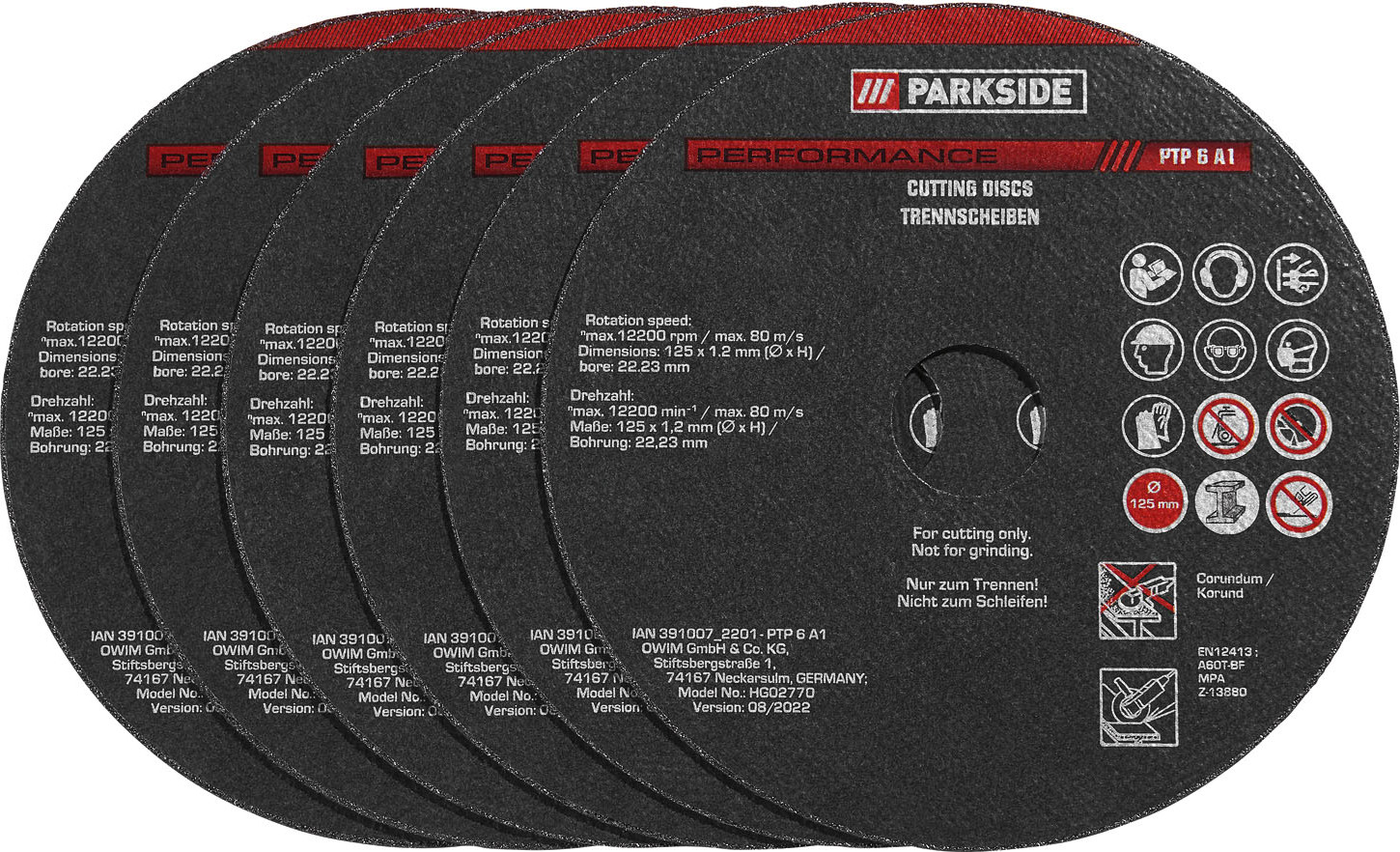 PARKSIDE PERFORMANCE® Trenn- PTP 6 A1/ | Kaufland.at
