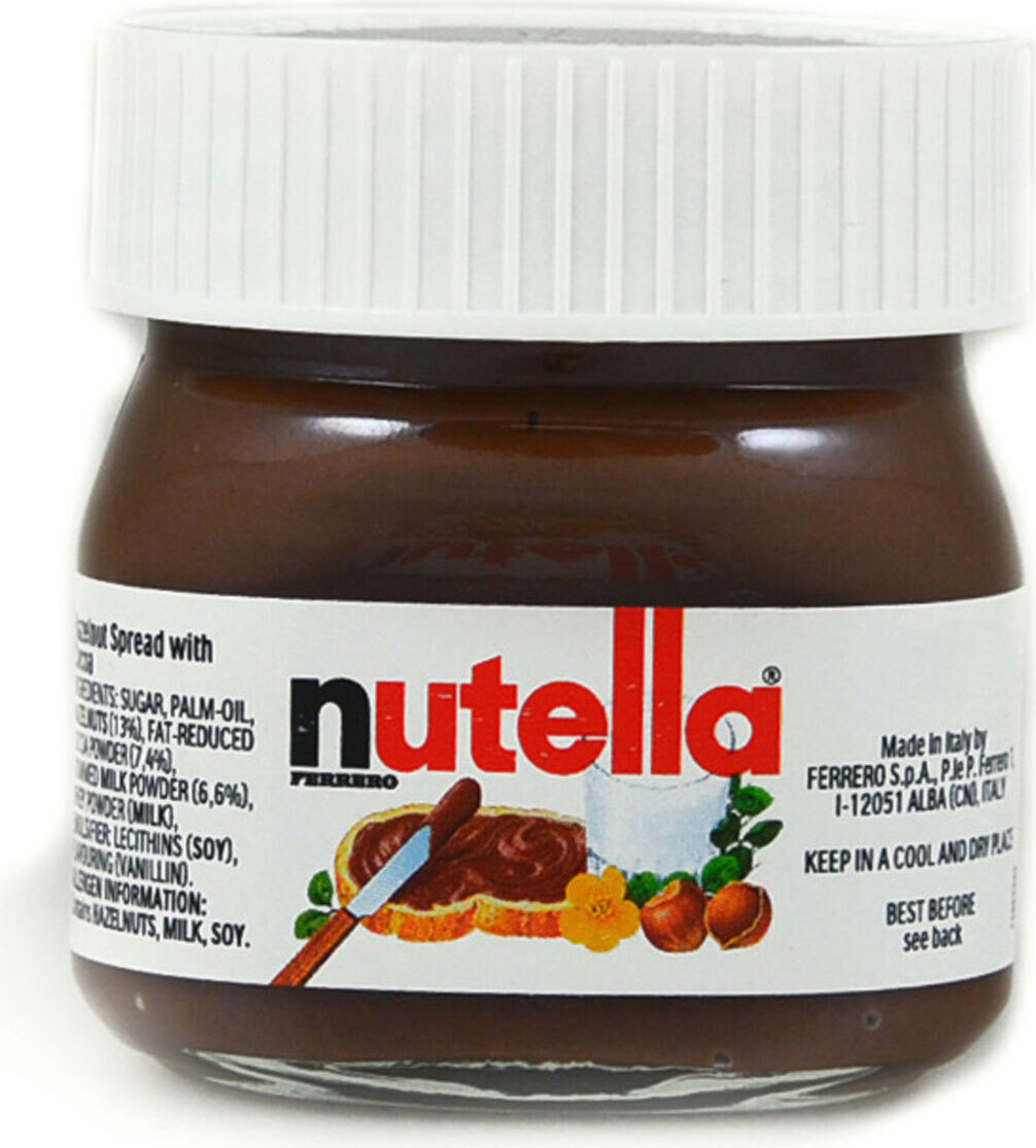 Nutella mini barattolo di crema spalmabile al torrone 25g