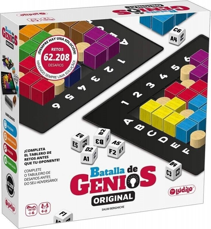 Jeu éducatif Lúdilo Batalla de Genios 10 x 10 x 3 cm