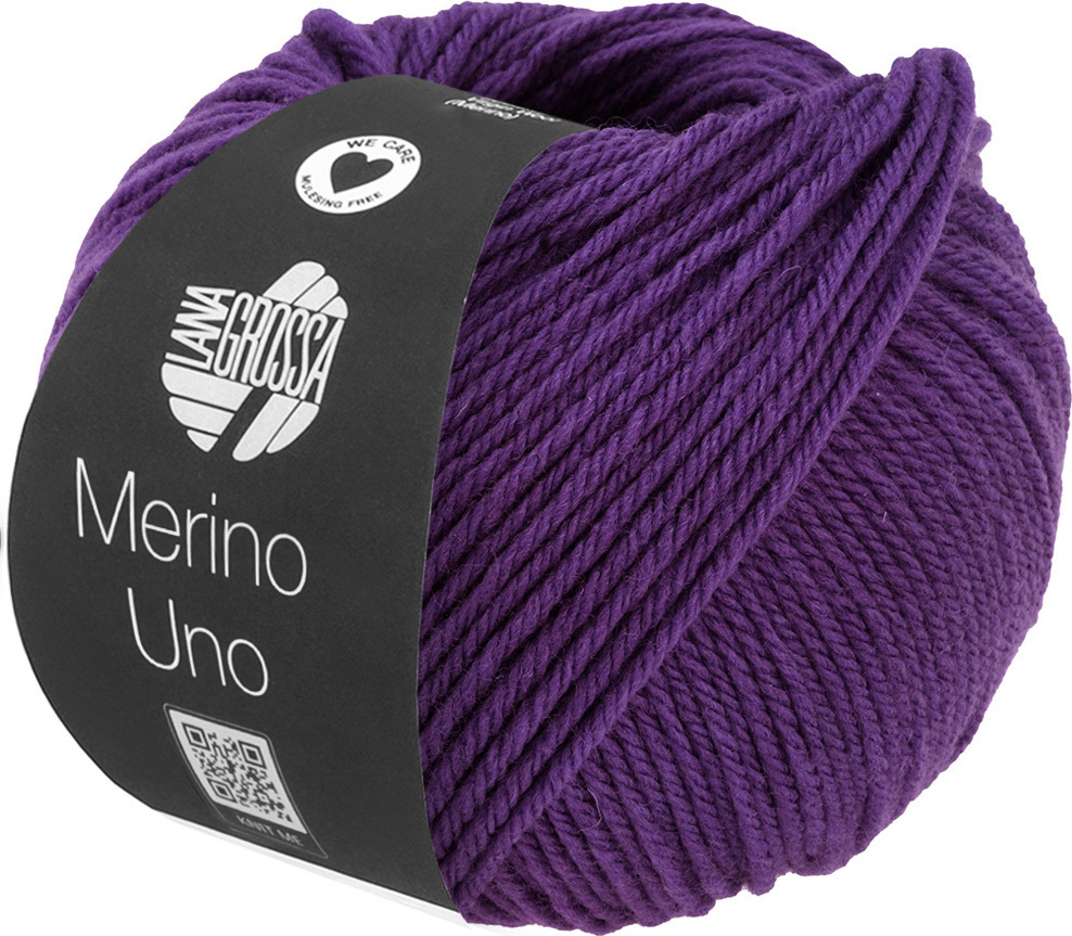 Lana Grossa - Merino Uno 0080 dunkelviolett | Kaufland.de
