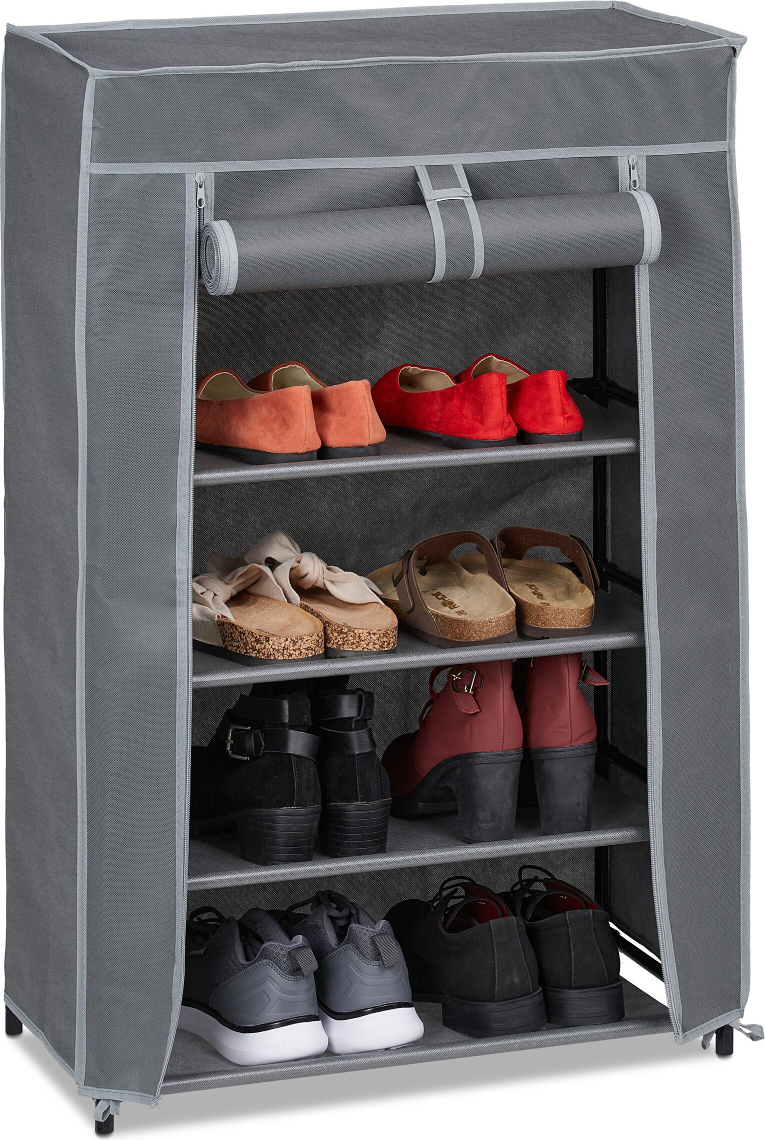 relaxdays Botník látkový 5 přihrádek Botníky | Kaufland.cz