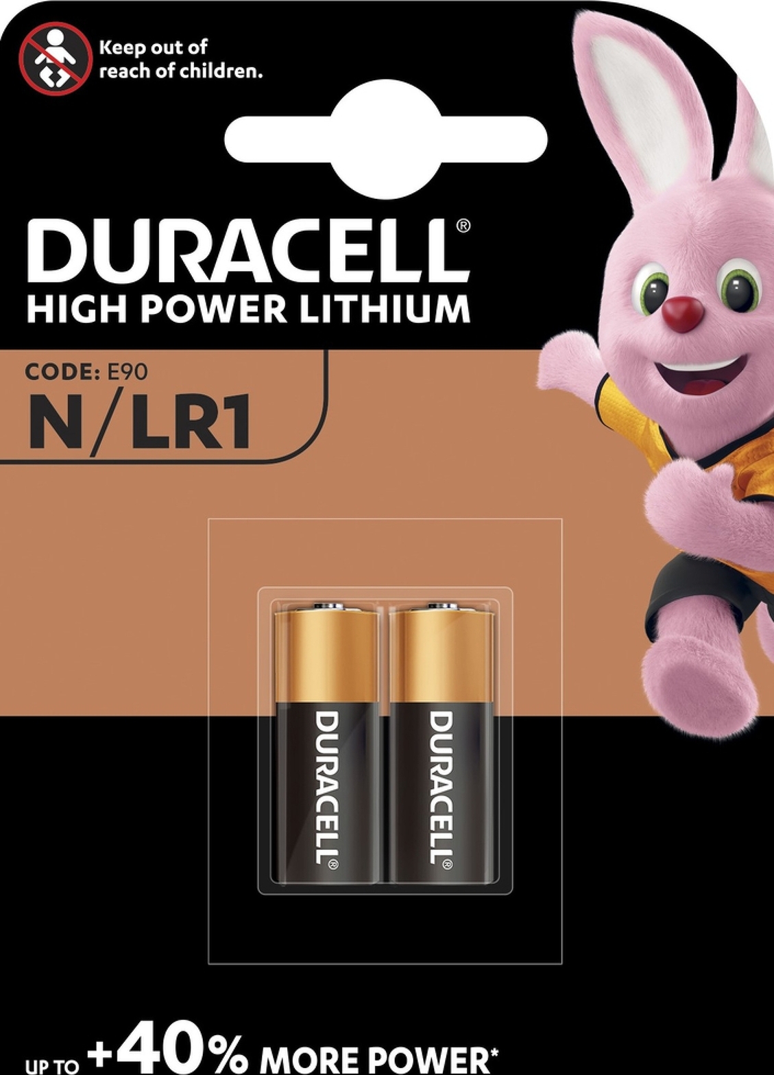 Duracell N LR1 Lady Alkaline 1.5V Rundzelle - 2 Batterien