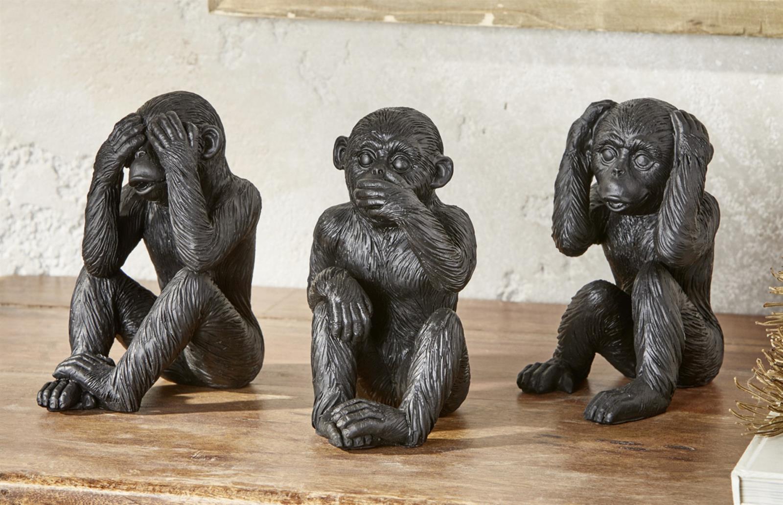 3 Affen der Weisheit "Nichts hören, nichts | Kaufland.de