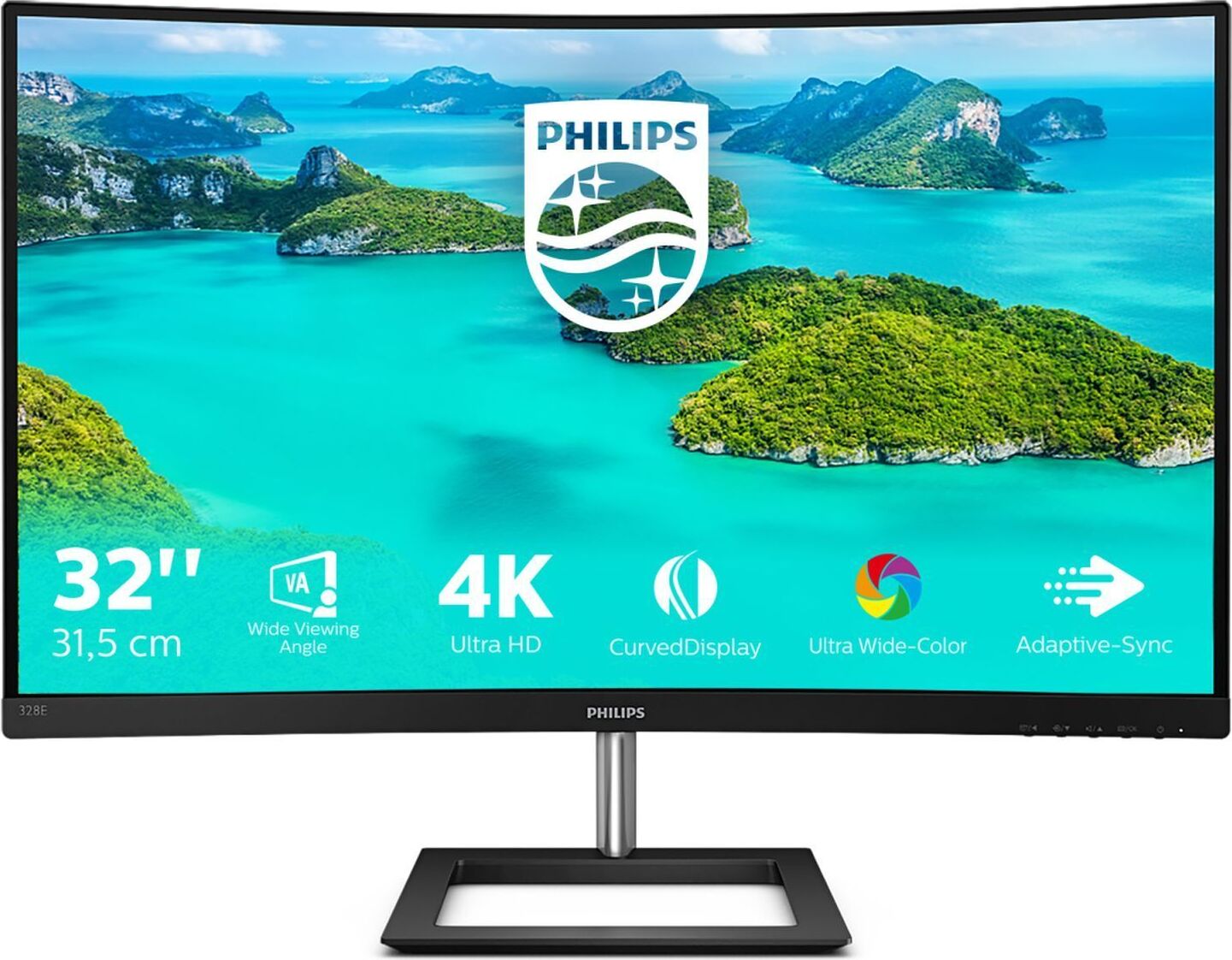 Philips E-line 328E1CA - LED monitor - zakrivený - 81,3 cm