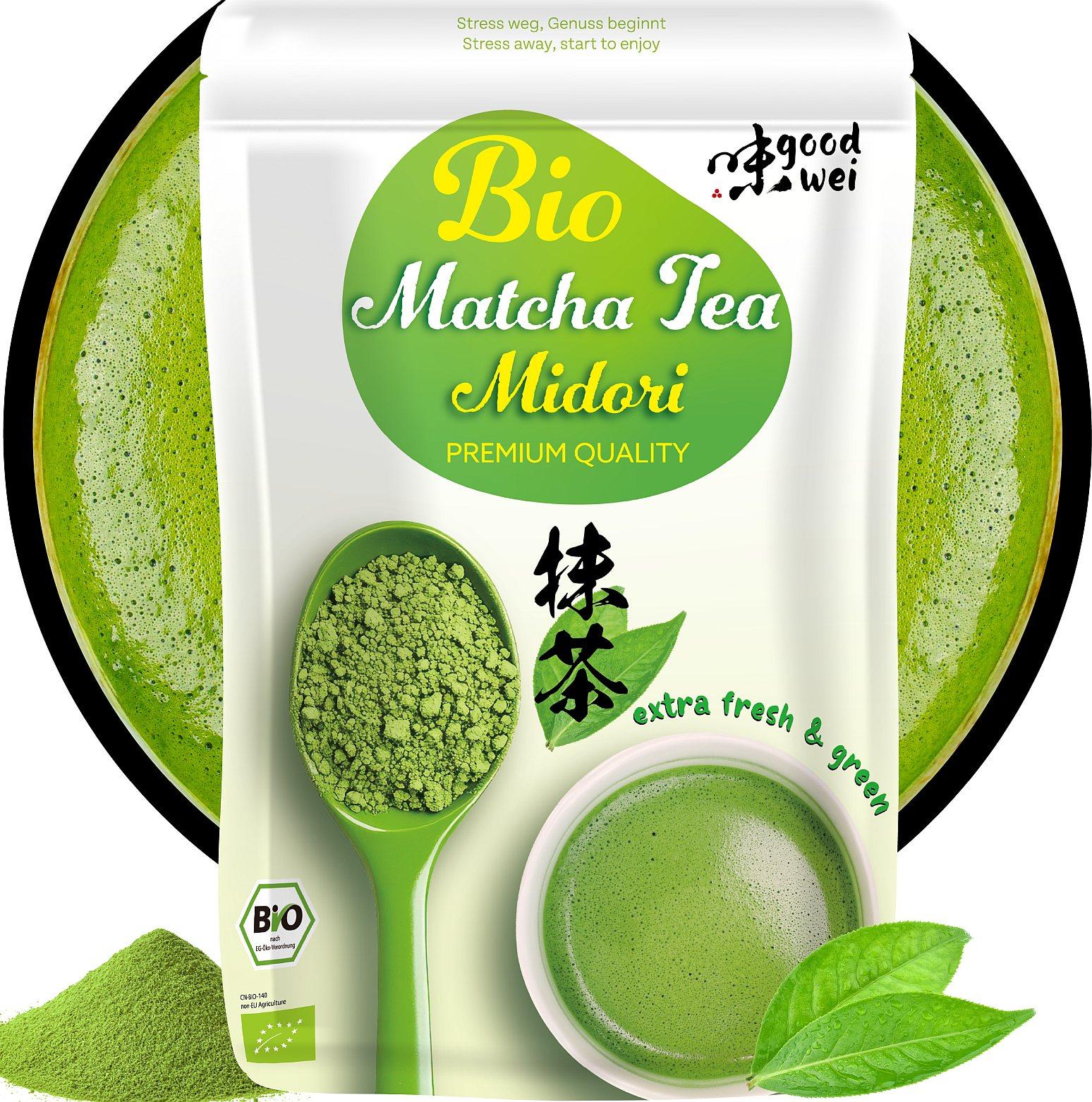 Tè Matcha Biologico “Midori” – Tè Verde Premium in Polvere
