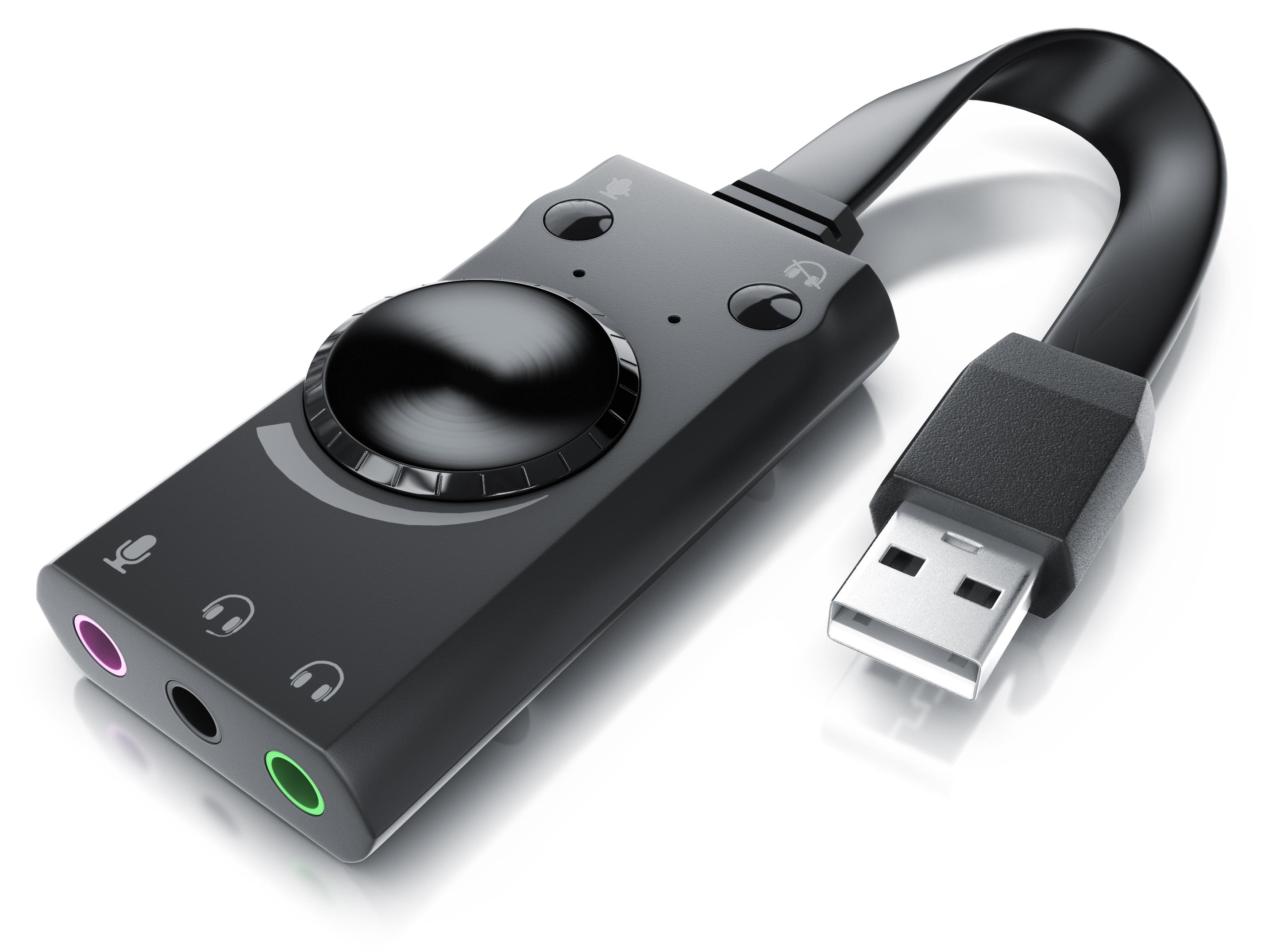 Scheda audio USB CSL con suono surround, mini scheda audio