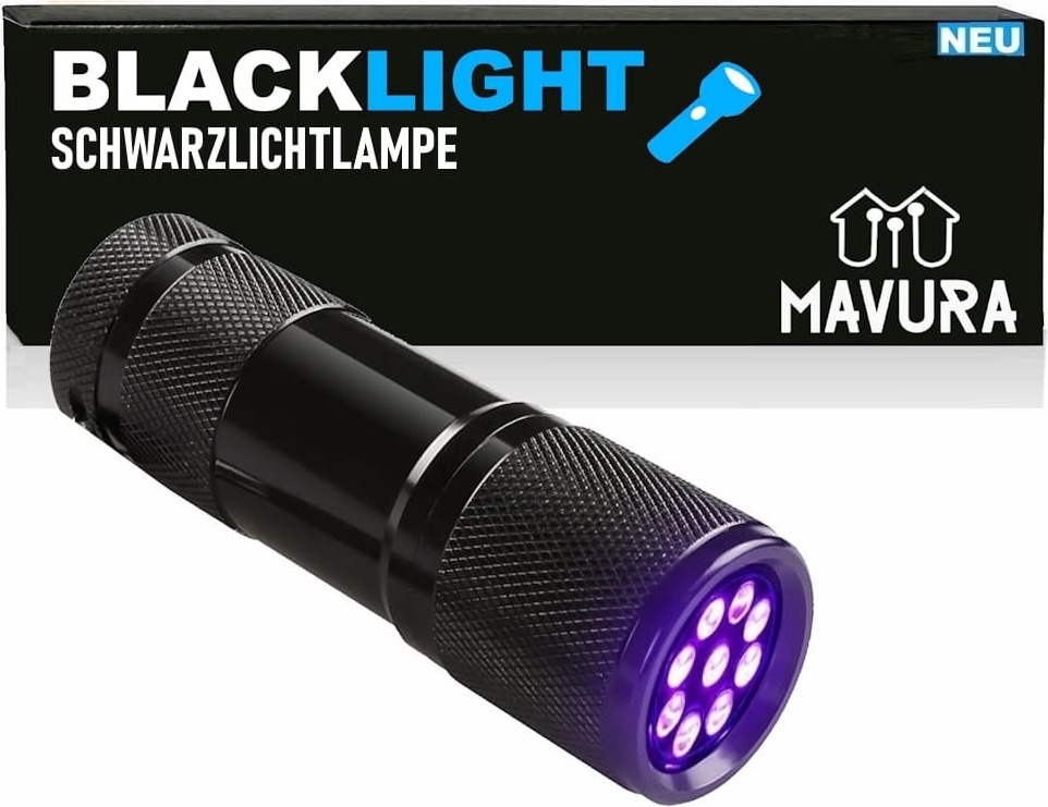 BLACKLIGHT čierne svetlo baterka LED UV baterka čierne
