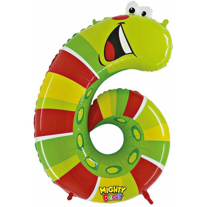 Nafukovací balónek housenka číslo 6 pro děti | Kaufland.cz