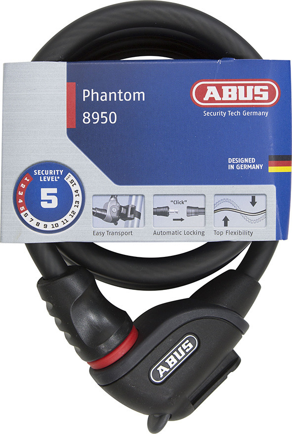 Antivol à câble ABUS PHANTOM 8950/180 KF - Kit d'antivols