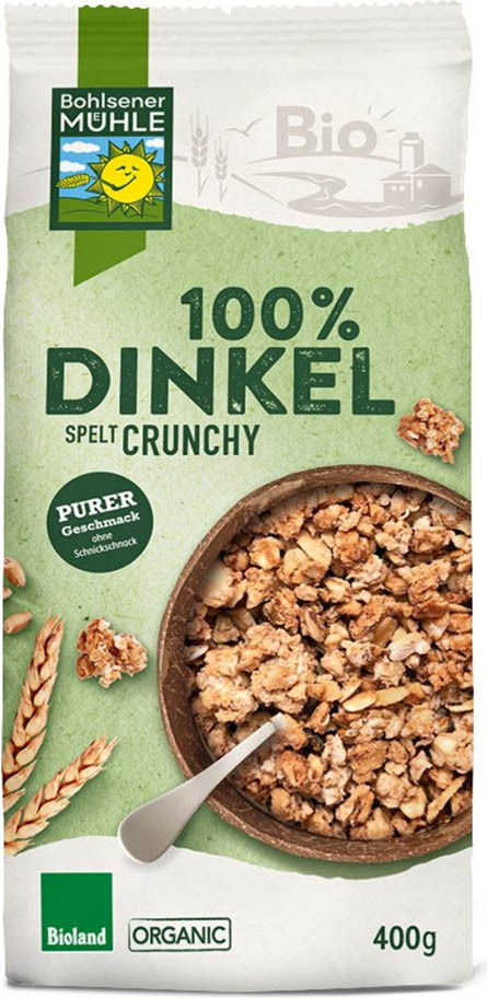 100% Épeautre croustillant 400g Mueslis
