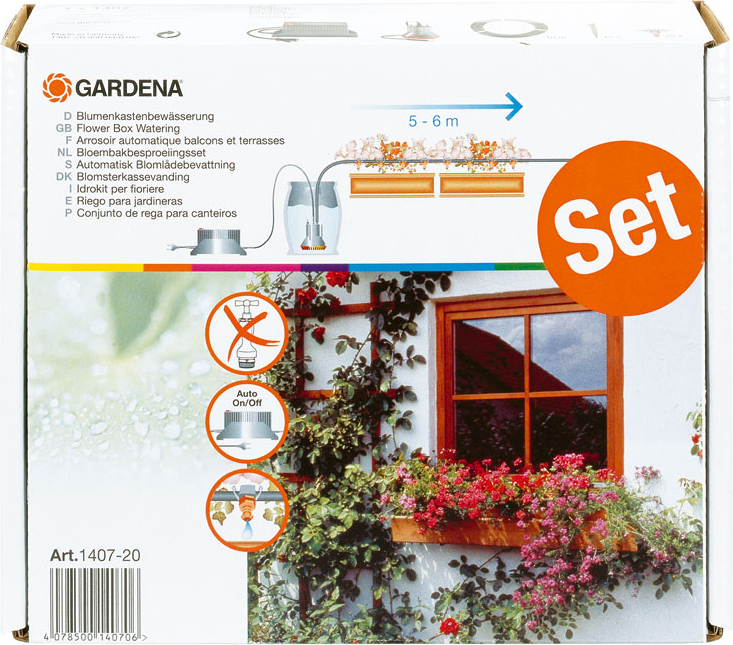 Gardena Fully Automatic Flower Box Watering (1407-20)