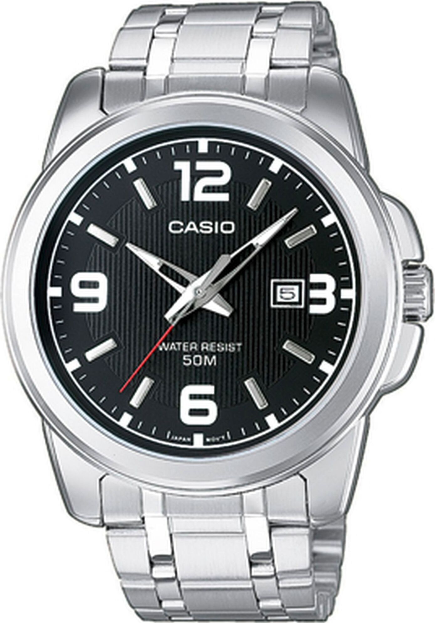 Casio Herrenuhr Armbanduhr MTP-1314PD-1AVEF Edelstahlband