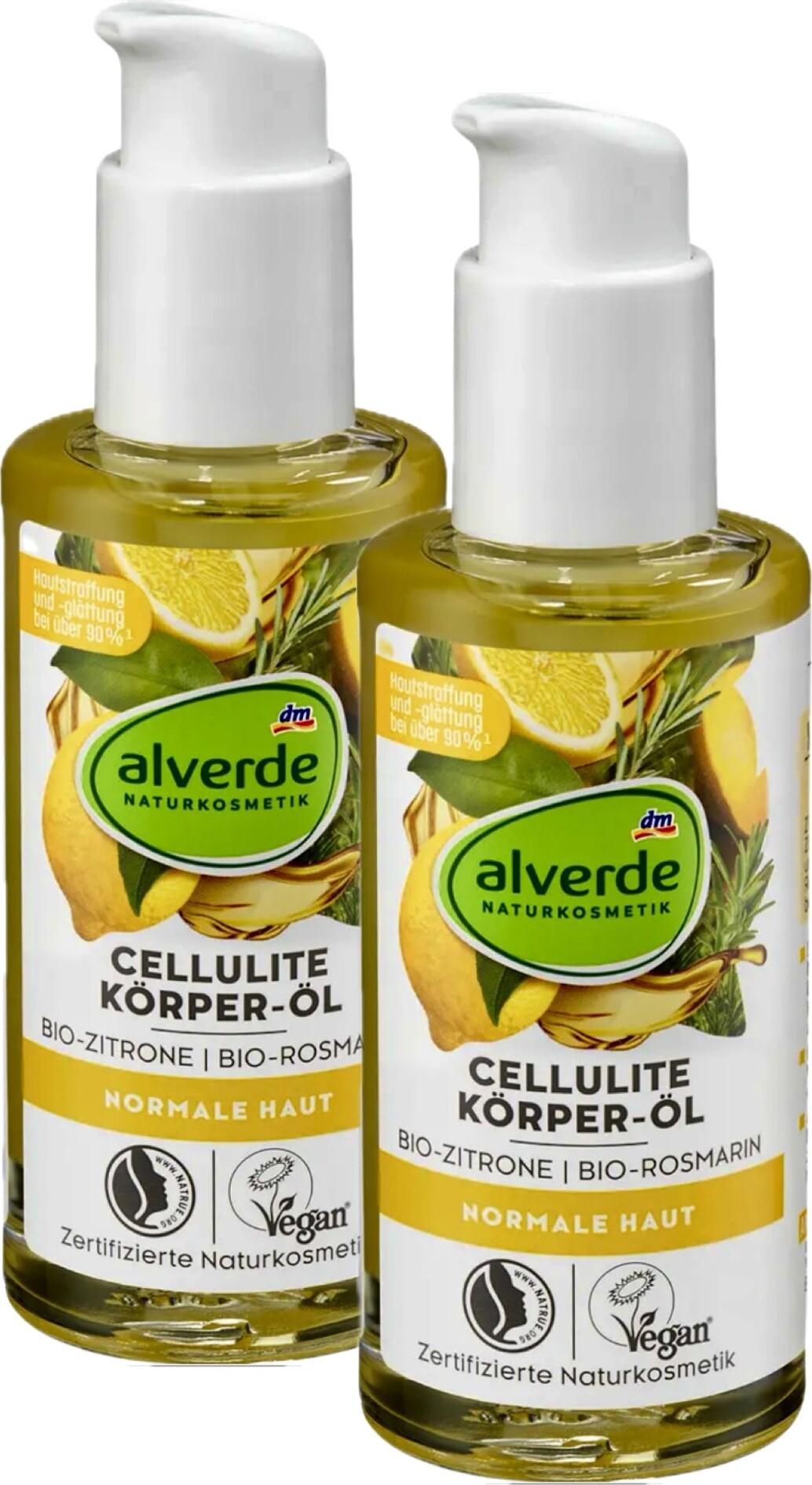 2 x alverde Naturkosmetik - Cellulite Body Oil Organic
