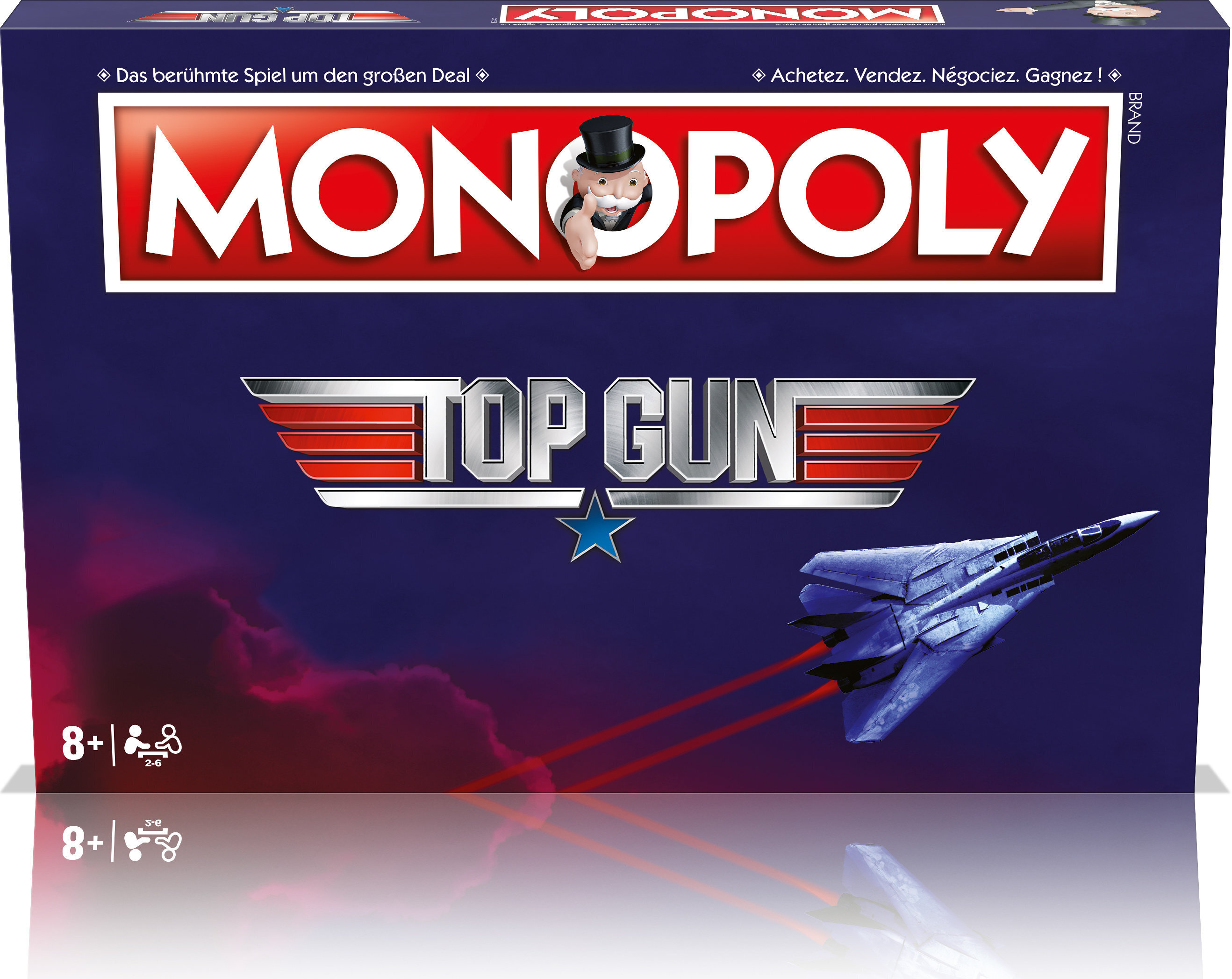 Monopoly Top Gun Edition Française Jeu de société Jeu de
