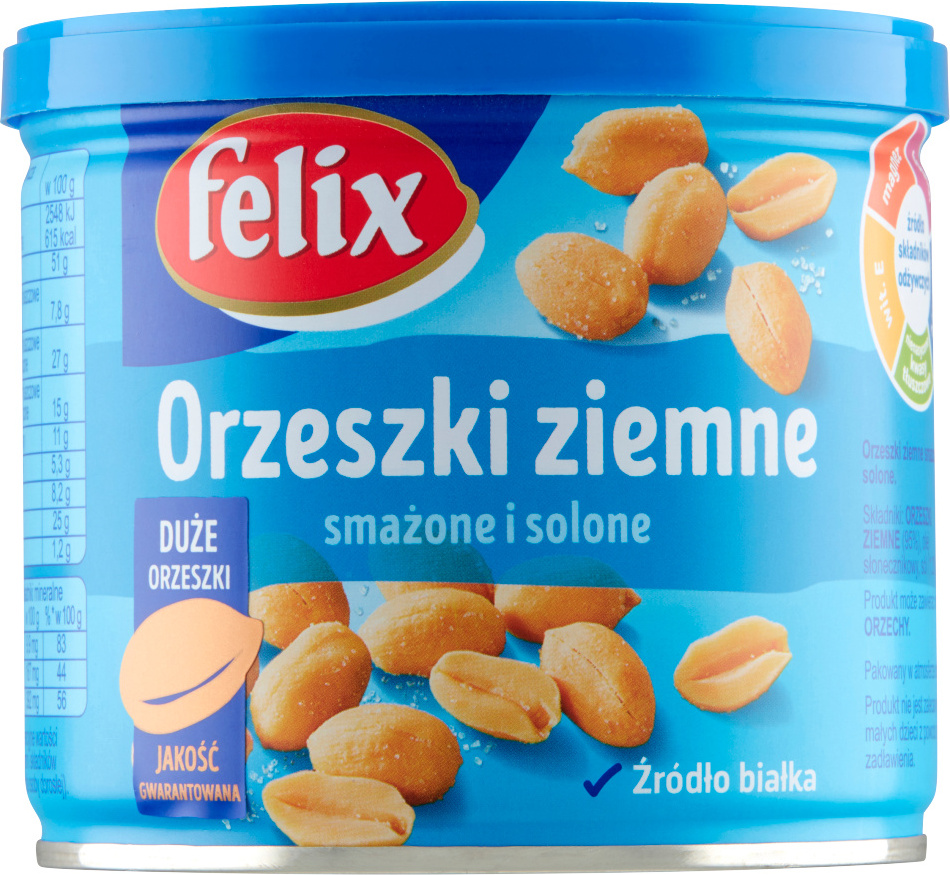 Felix Orzeszki Ziemne Smażone I Solone 140 G Popcorn