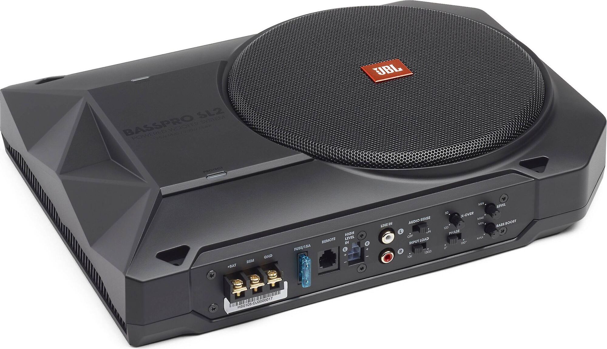 JBL BASS PRO SL2 20cm subwoofer attivo sotto il sedile 125W