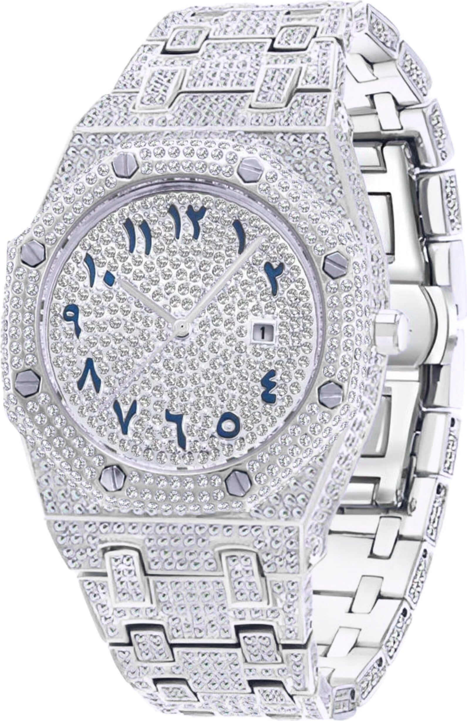 Armbanduhr Iced Out Luxus Herrenuhr Arabische | Kaufland.de