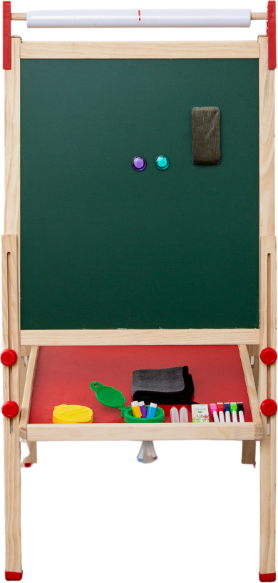 Buxibo dřevěný stojan pro děti - tabule - mini tabule,