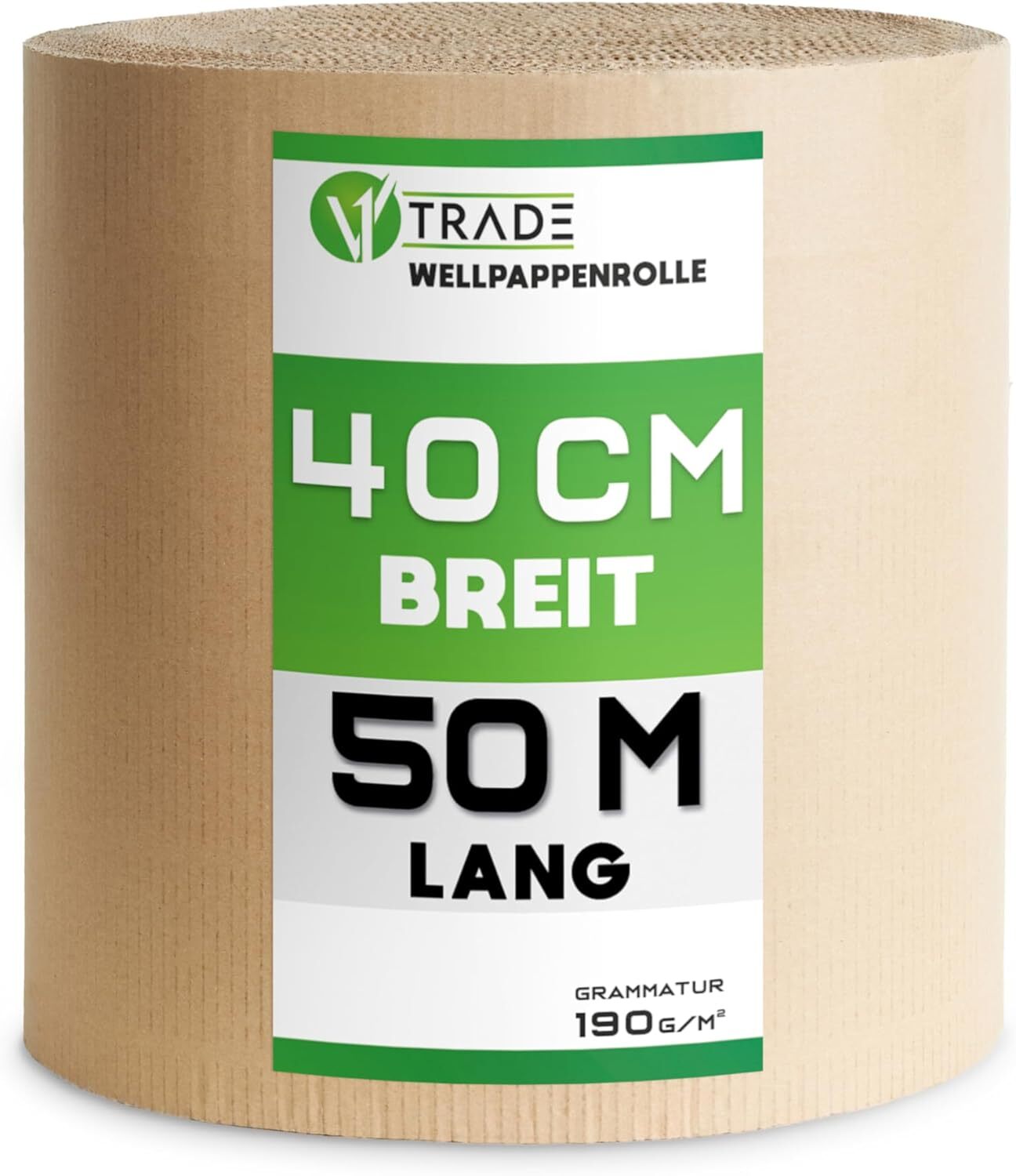 V1 TRADE Wellpappe Rolle 40cm x 50m - 190g/m² | Kaufland.de