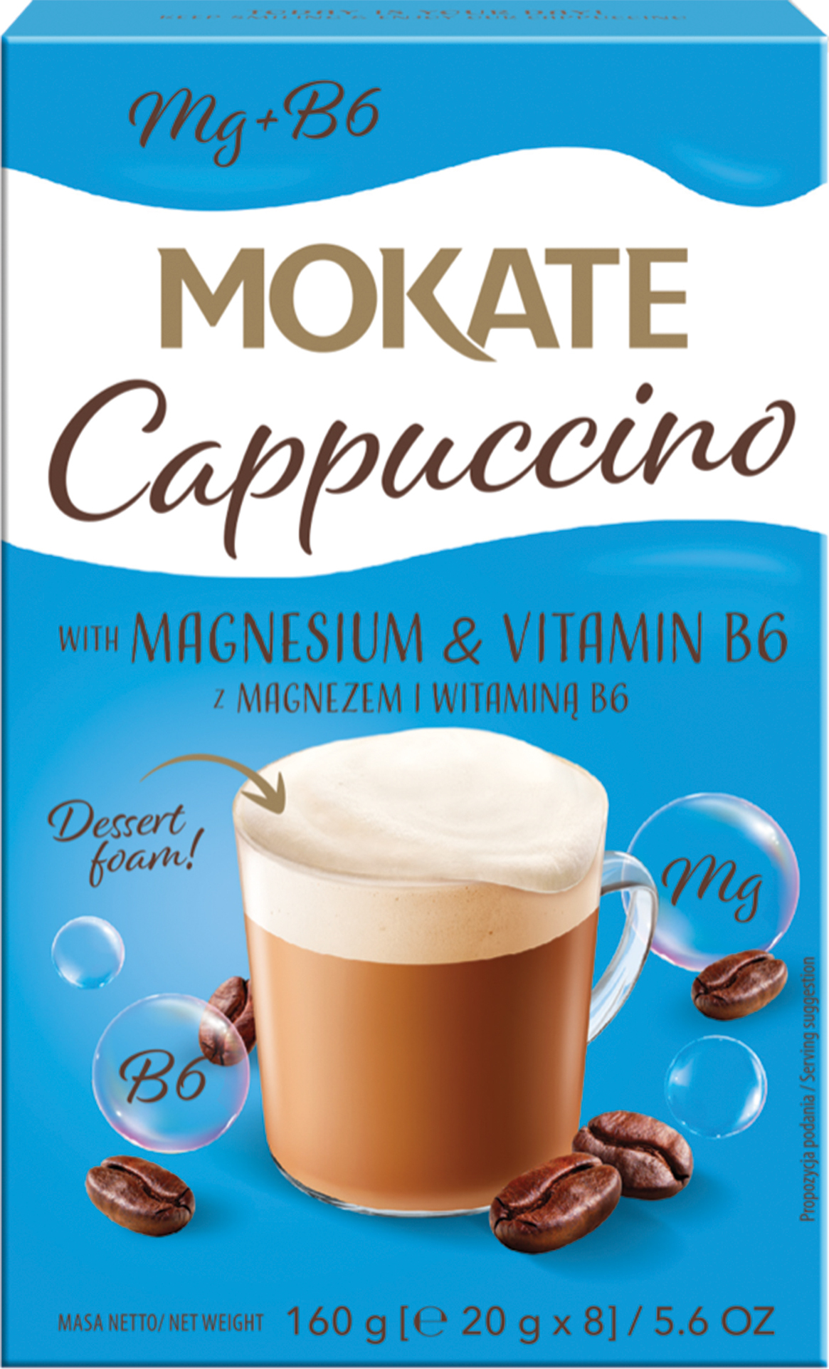 Cappuccino Mokate z Magnezem 160 g | Kaufland.pl
