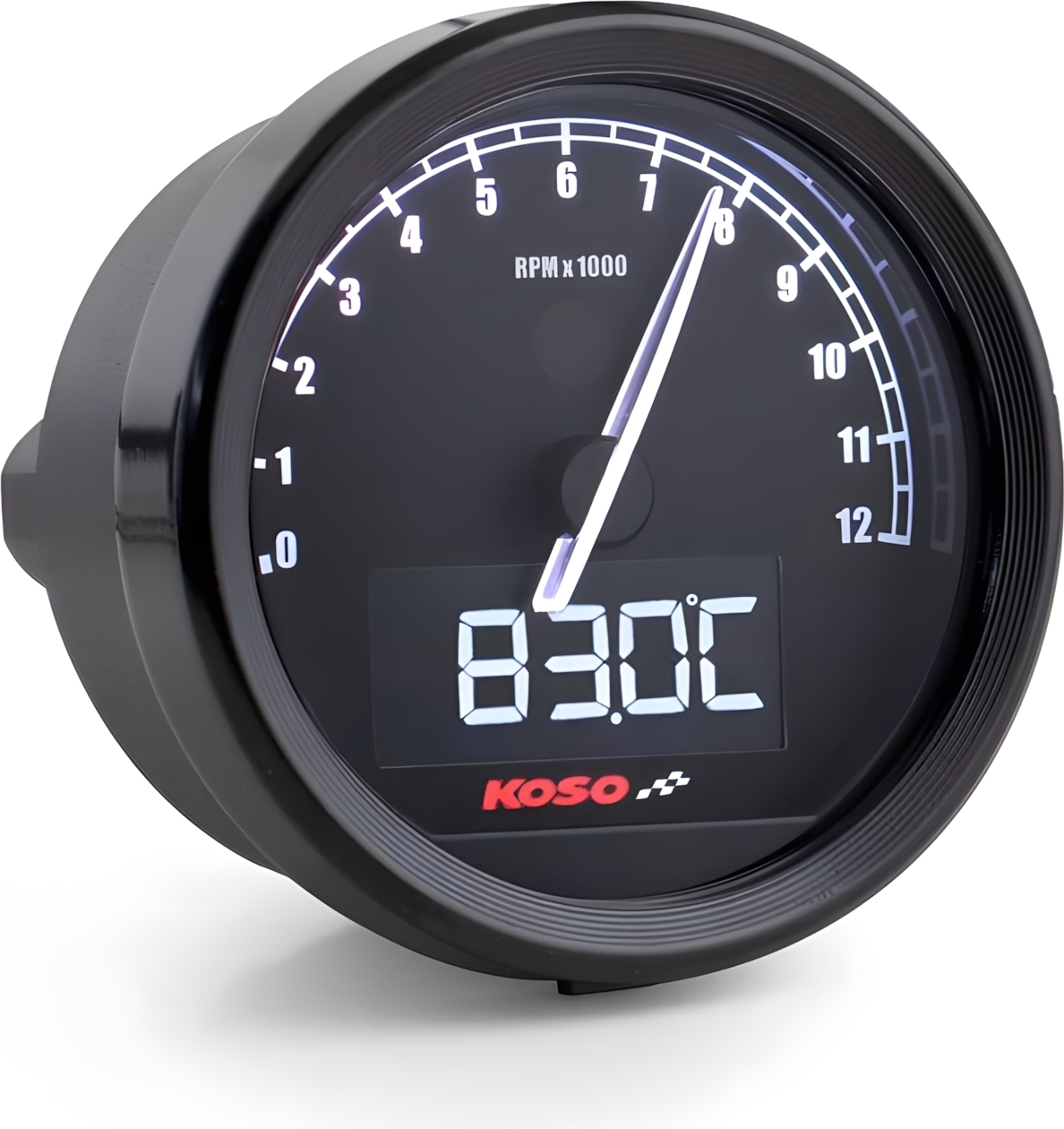 Obrotomierz Koso Black D48 TNT-05 12000 obr Tachometry