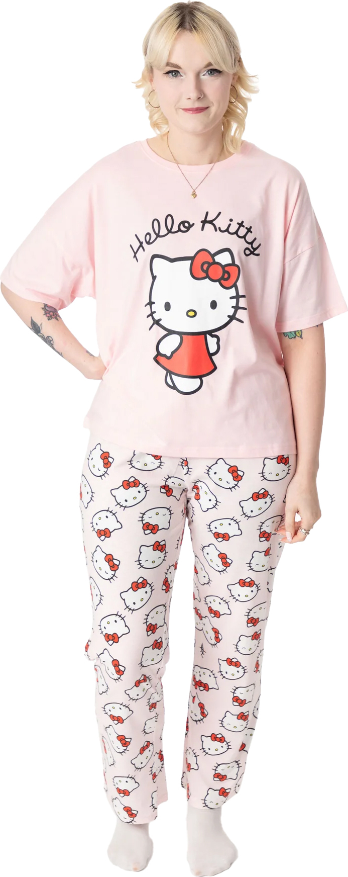 Schlafanzug Damen Hello Kitty