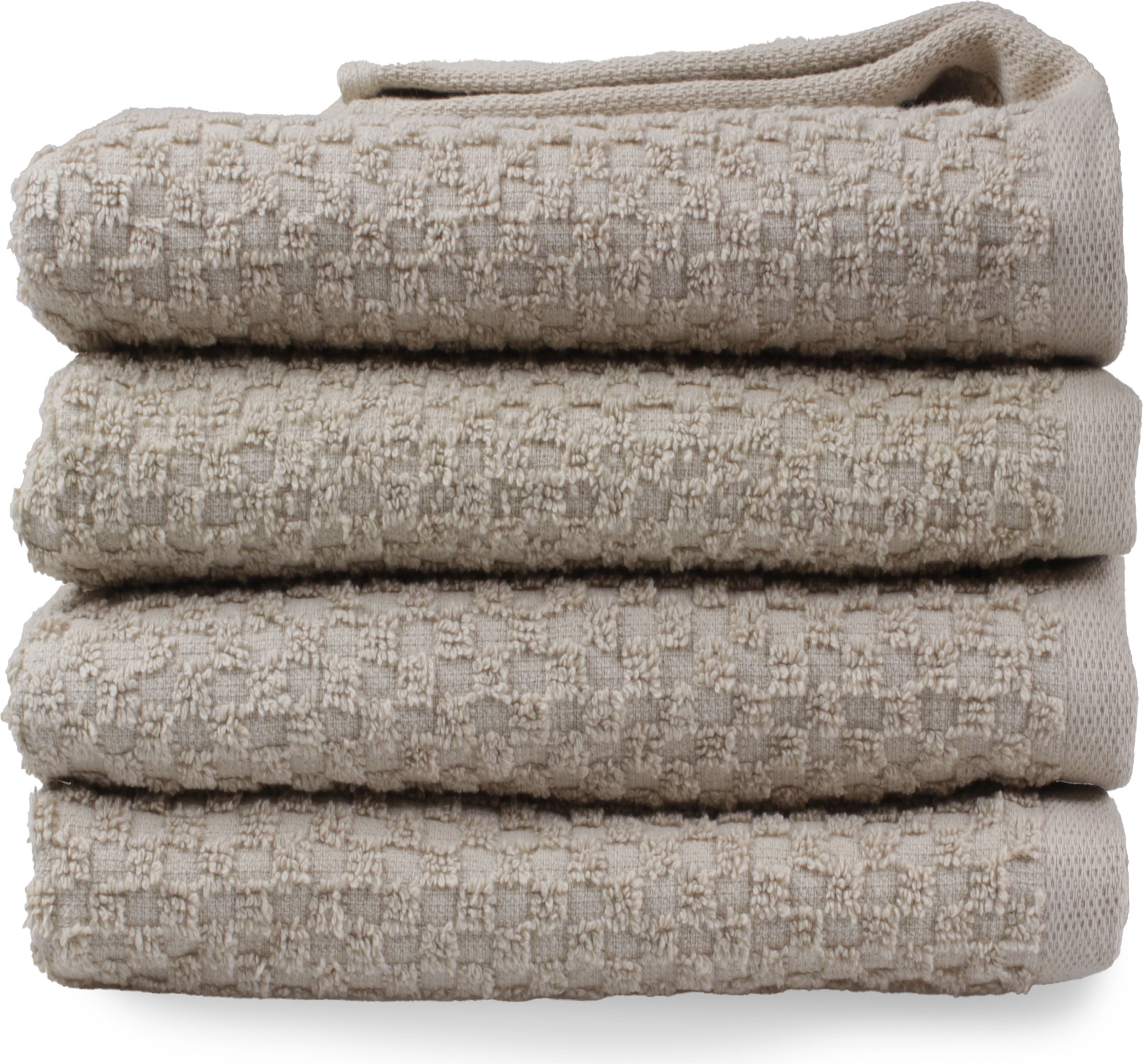 DoubleDry Handtücher Set - Popcorn Weave Kollektion