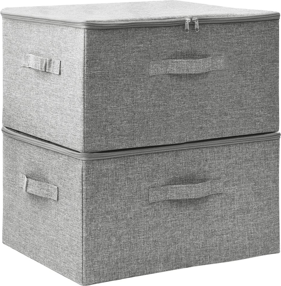 vidaXL Úložné boxy 2 ks Látkové 43x34x23 cm | Kaufland.sk