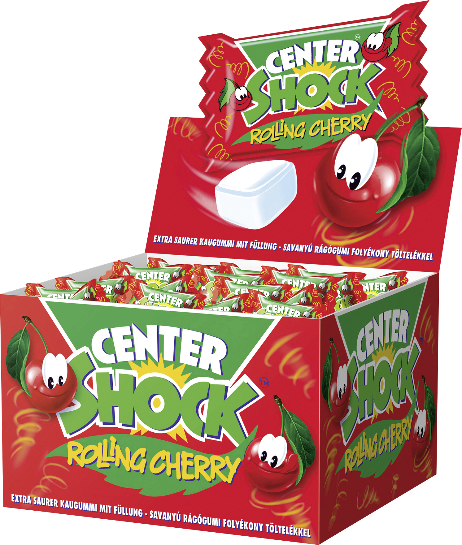 Centre Shock Rolling Cherry sour žvýkačky s | Kaufland.cz