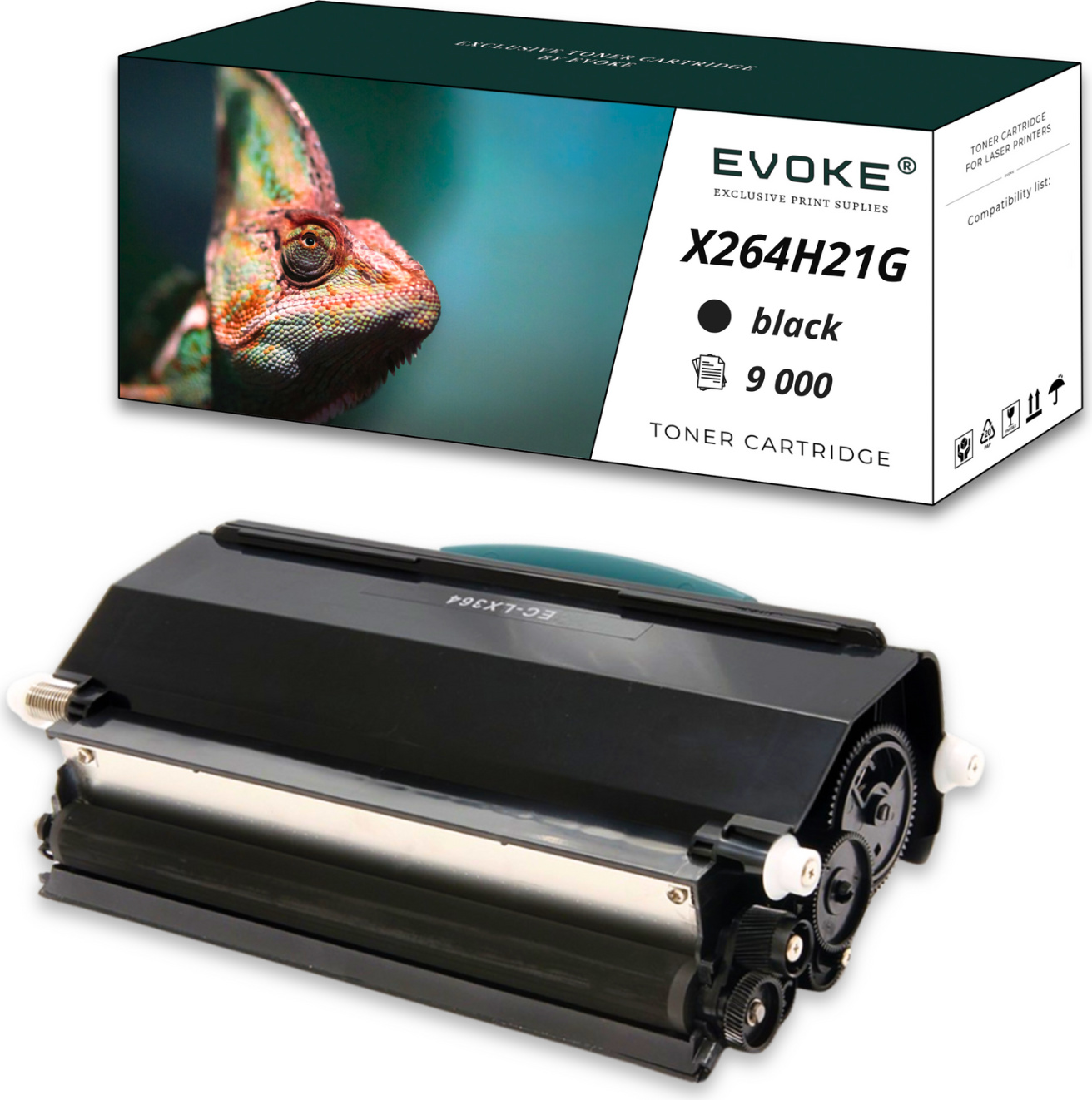 Toner für Lexmark X264H21G X264X ️️ X264 X264dn X363 X363dn