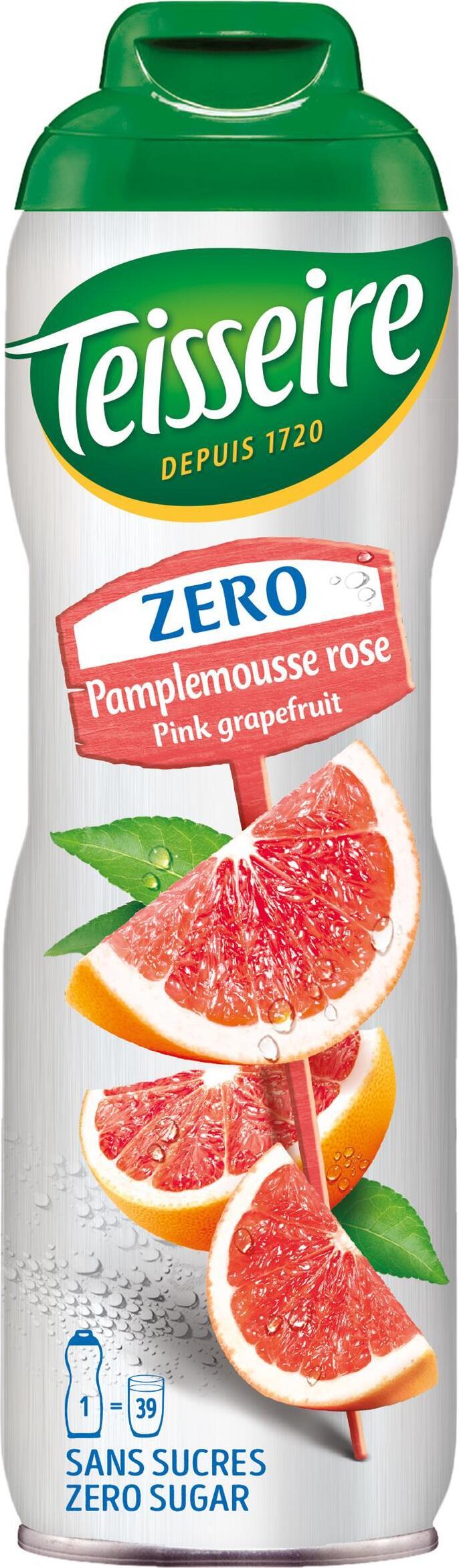 Teisseire Sirup Pink Grapefruit zero Zucker 600ml