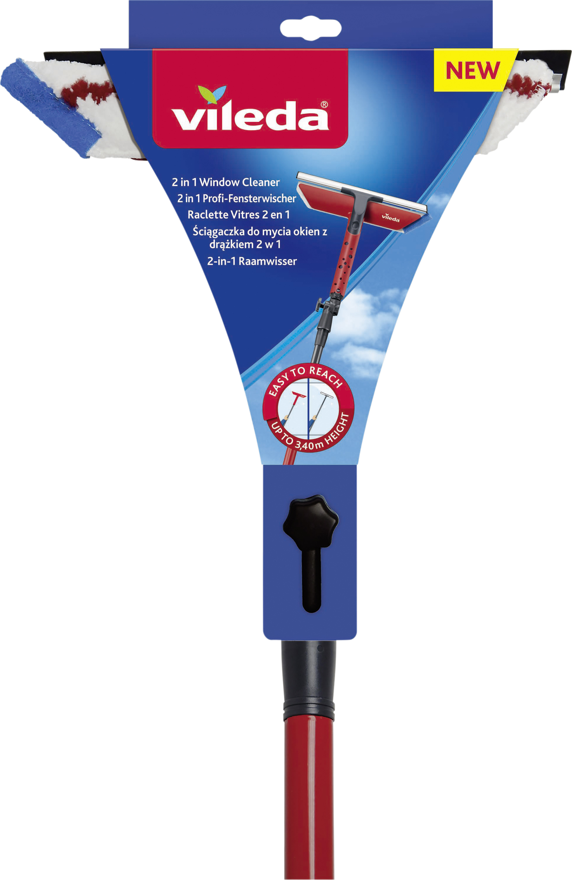 Vileda Window Cleaner Profesionálny stierač okien s