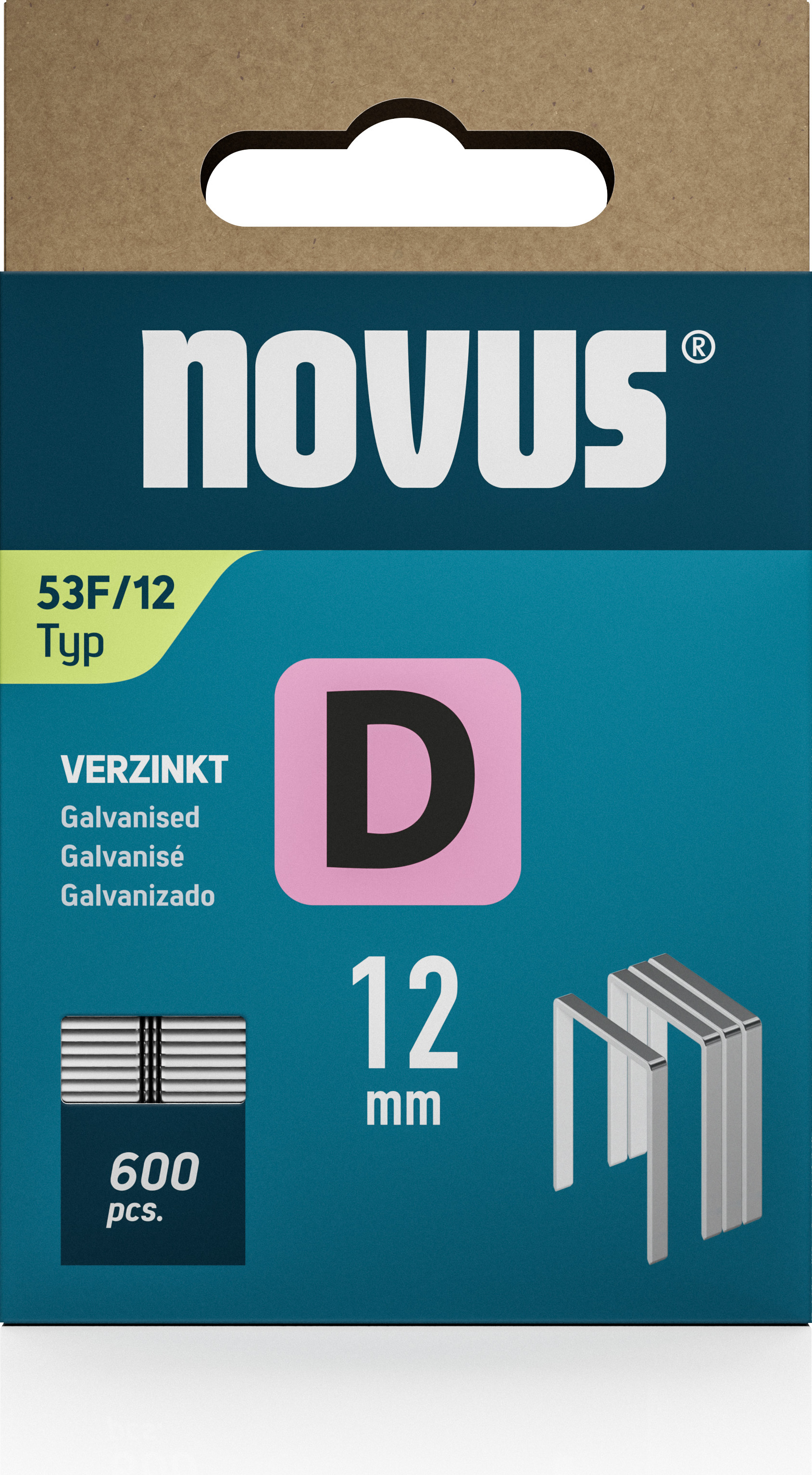 Novus Not mit Flachgewinde D 53F/12mm (600 Stück)